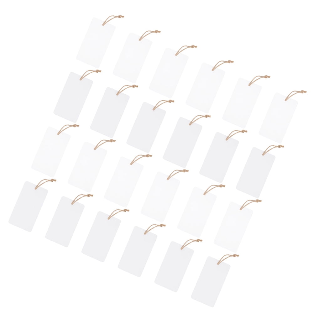 HOMEMAXS 2 Sets DIY Blank Labels Key with Ring Holder Large Waterproof ...