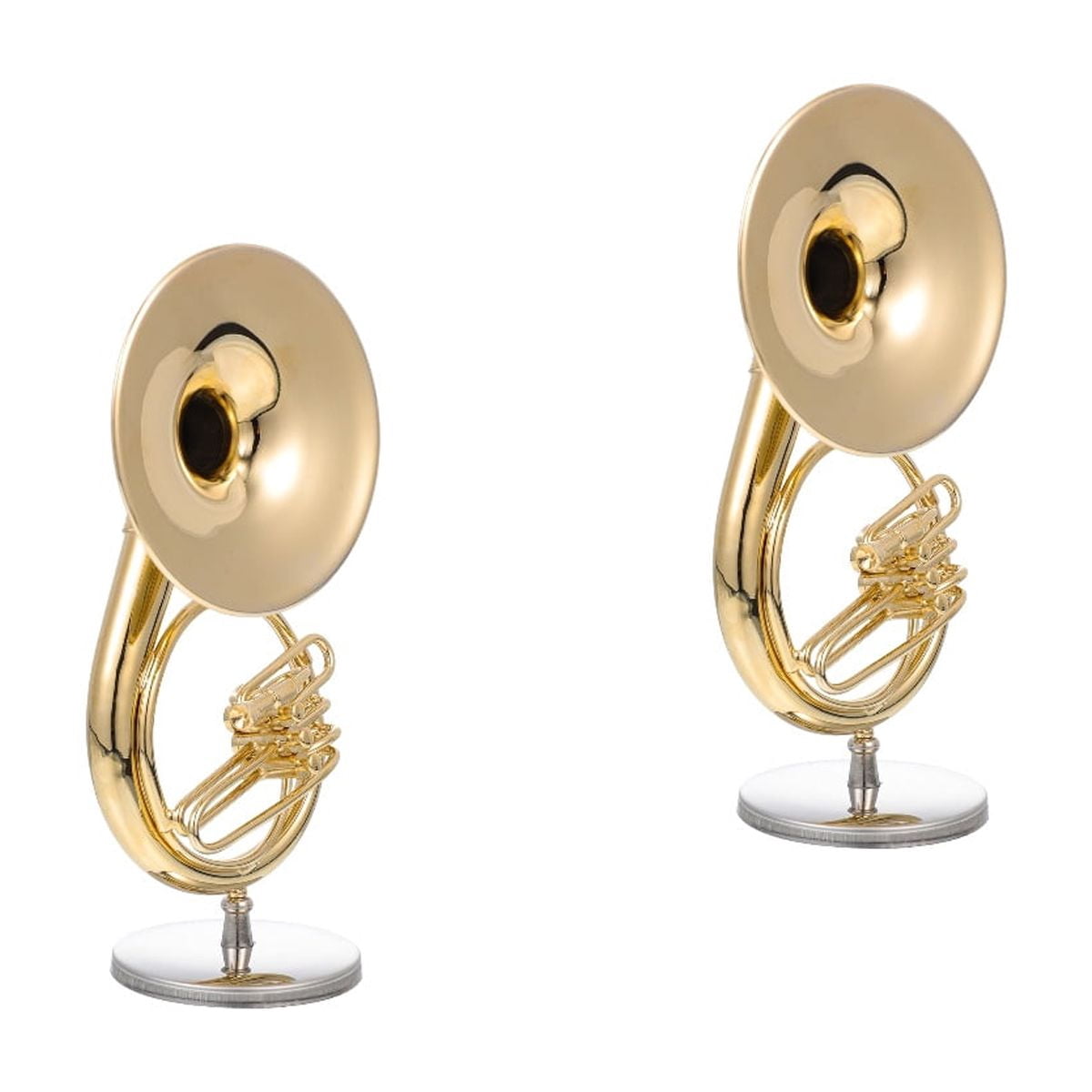 HOMEMAXS 2 Sets Delicate Small Sousaphone Adornment Realistic ...