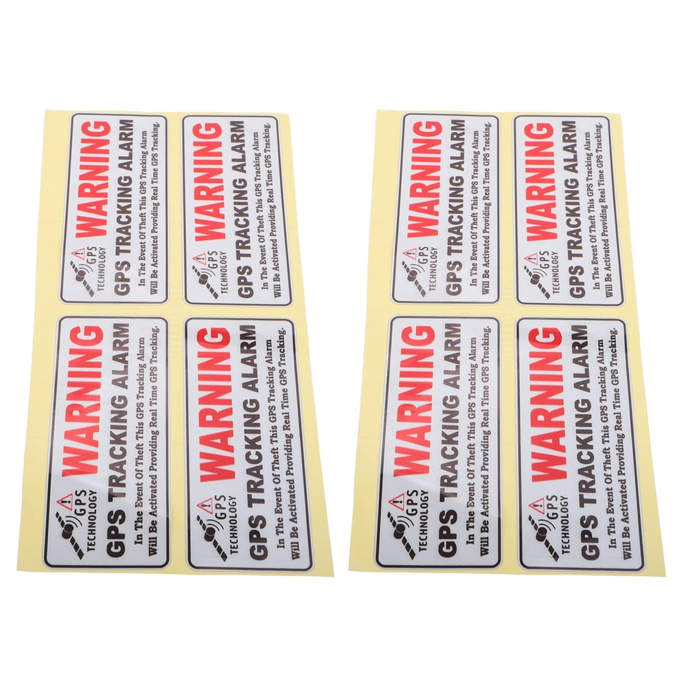 HOMEMAXS 2 Sets Detachable Insole Slippers Car Warning Stickers ...