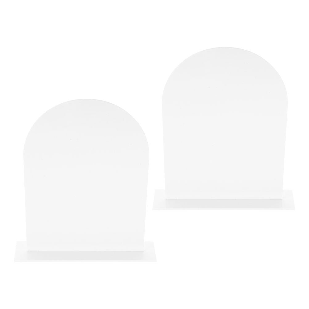 HOMEMAXS 2 Sets Elegant Blank Acrylic Table Numbers Sign For Wedding ...