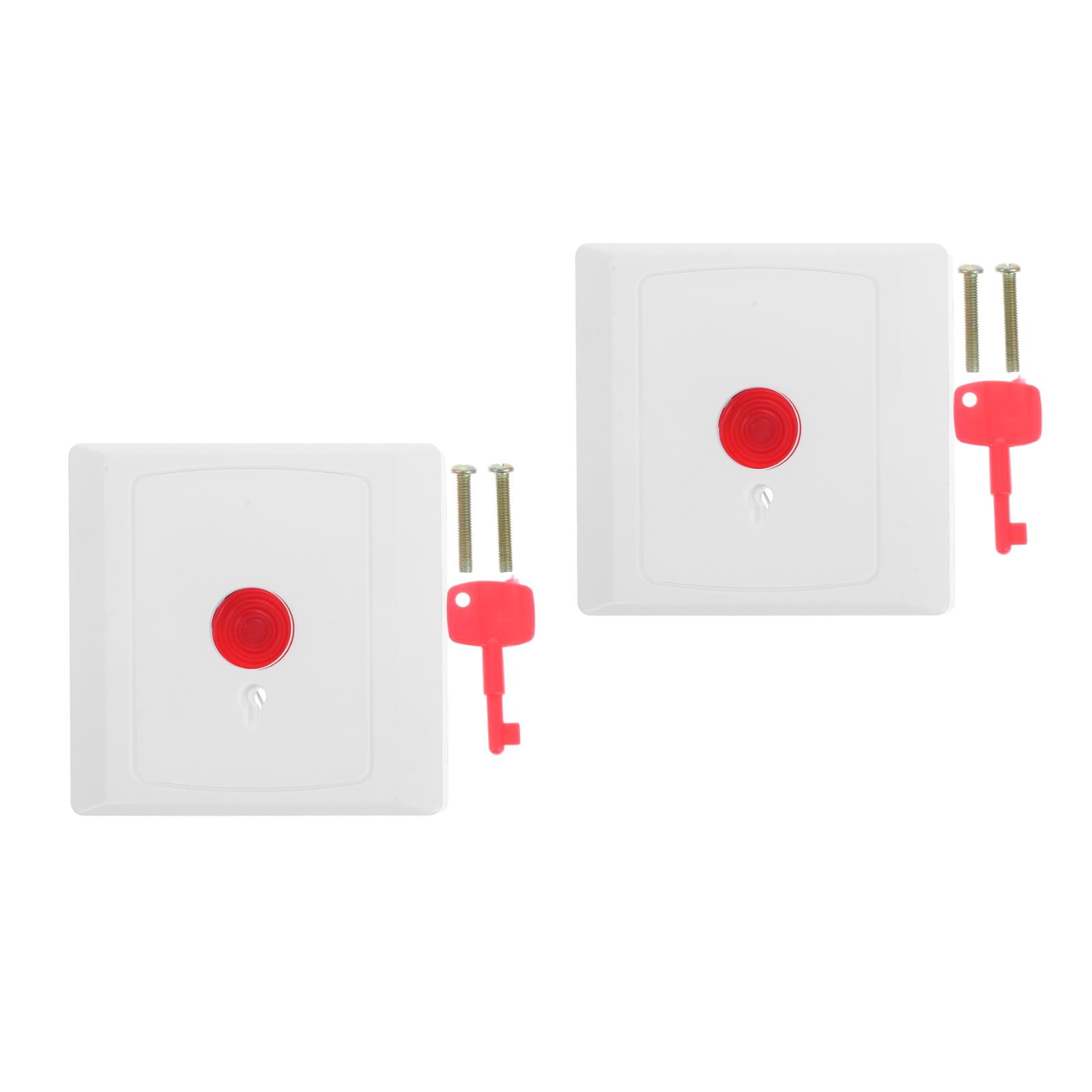 HOMEMAXS 2 Sets Emergency Button Emergency Call Button Wall Mount Call ...