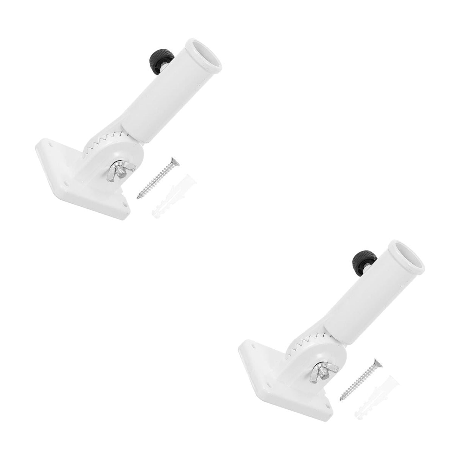 HOMEMAXS 2 Sets Flagpole Holder Flag Pole Aluminum Alloy Mounting ...