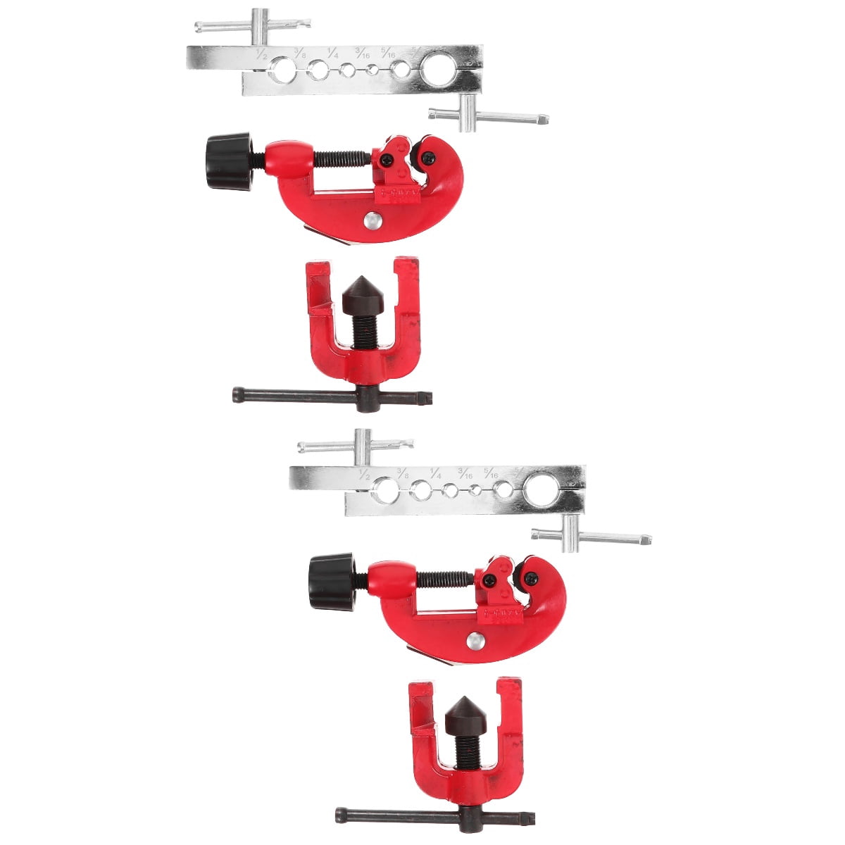 HOMEMAXS 2 Sets Flaring Brake Line Tool Air Conditioner Flare Tool Hole ...