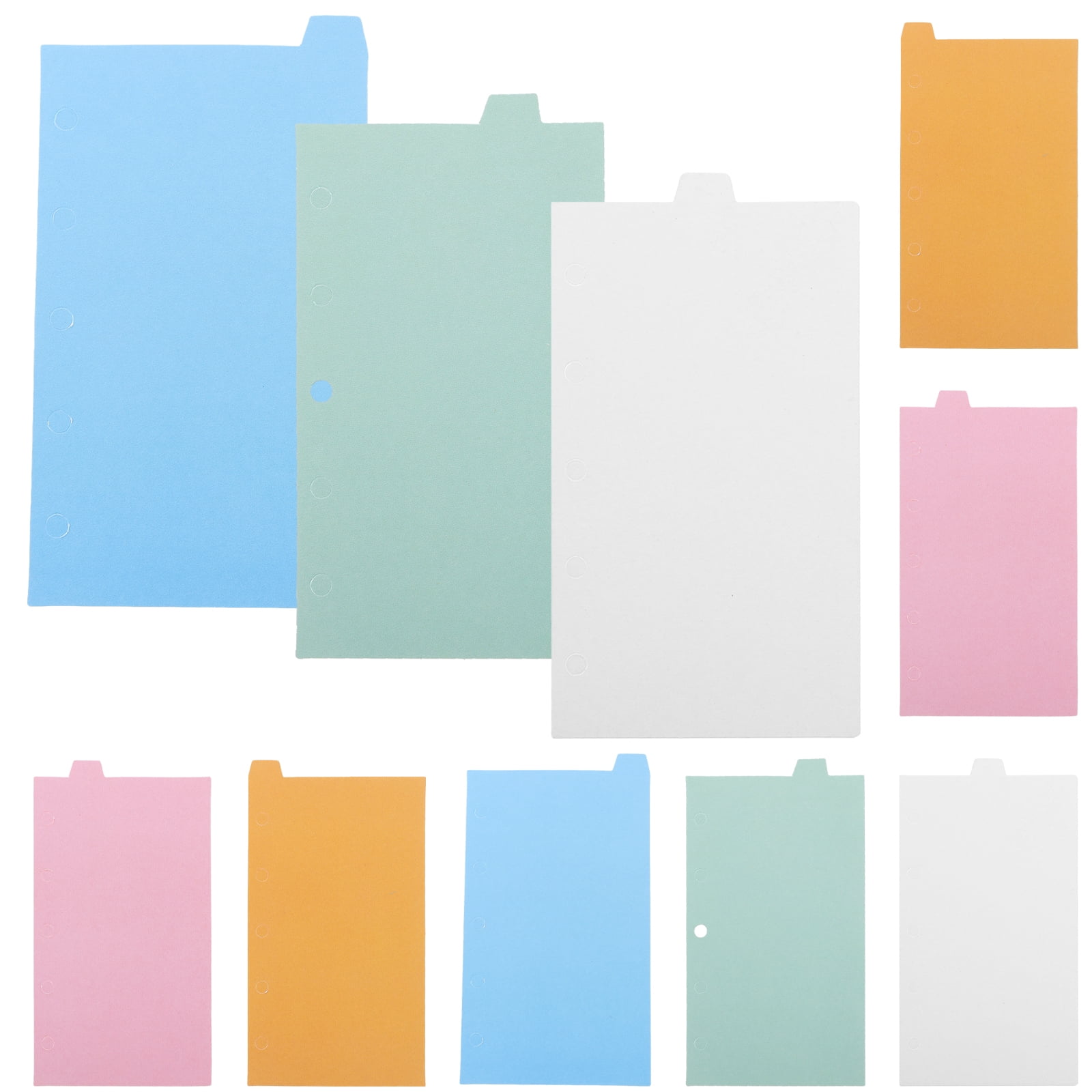 HOMEMAXS 2 Sets Index Separator Page Stickers Lined Paper Note Pads ...