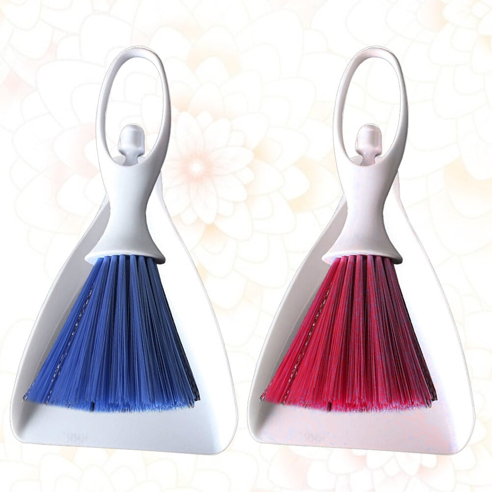HOMEMAXS 2 Sets Indoor Broom Desktop Hanging Hole Design Cleaning ...
