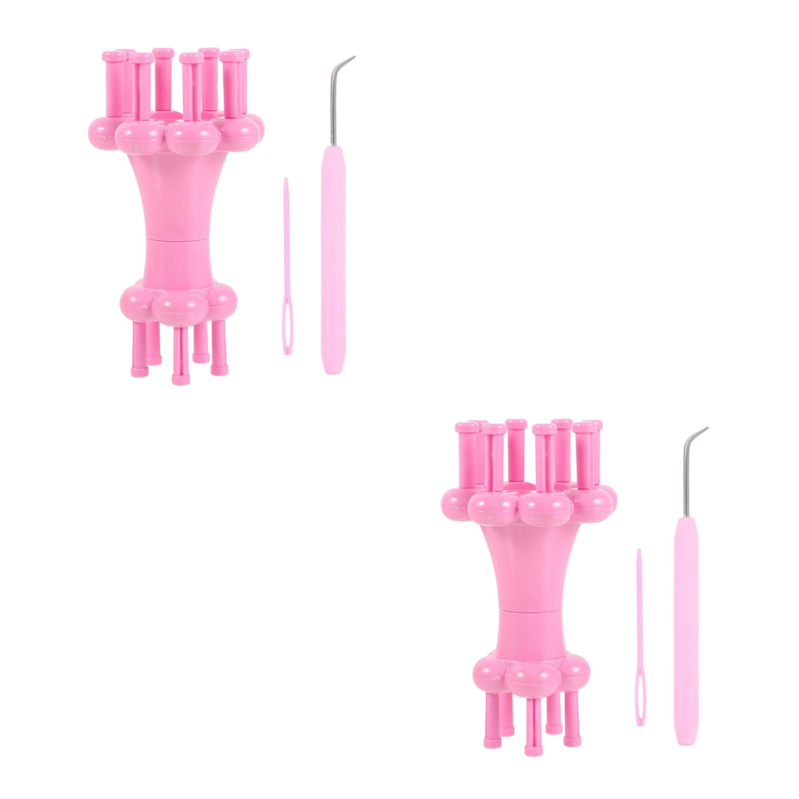 2 Sets Knit Spool Loom Set Double Knitting Rope Maker Knit DIY Craft ...