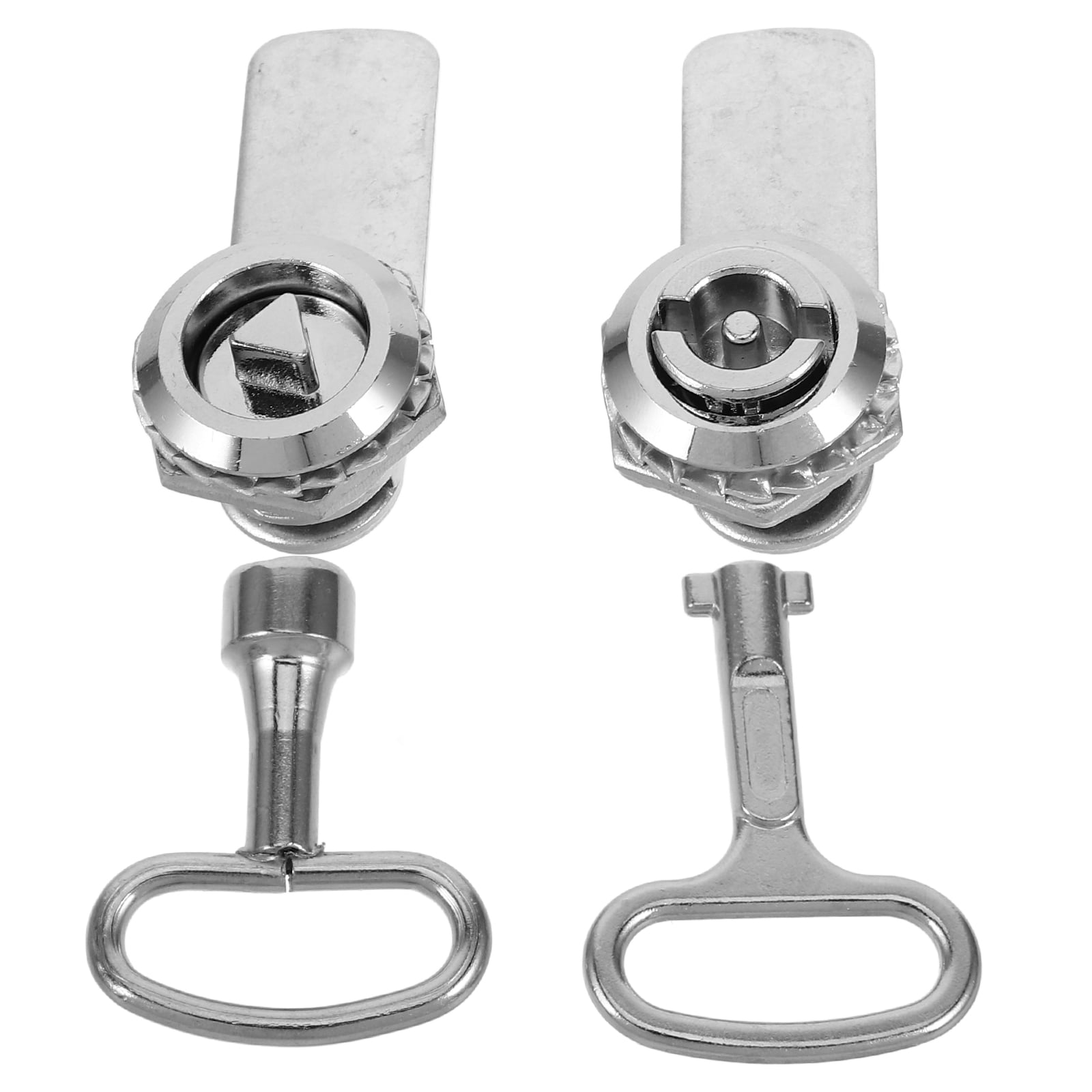 HOMEMAXS 2 Sets Metal Drawer Locks with Keys Cabinet Door Lock Cabinet ...