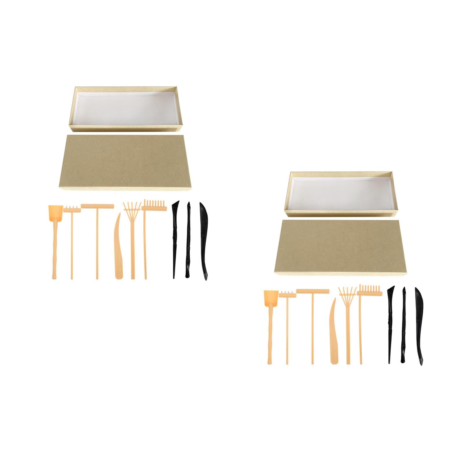 HOMEMAXS 2 Sets Mini Zen Garden Rake Set Diy Sand Zen Garden Tools Sand ...