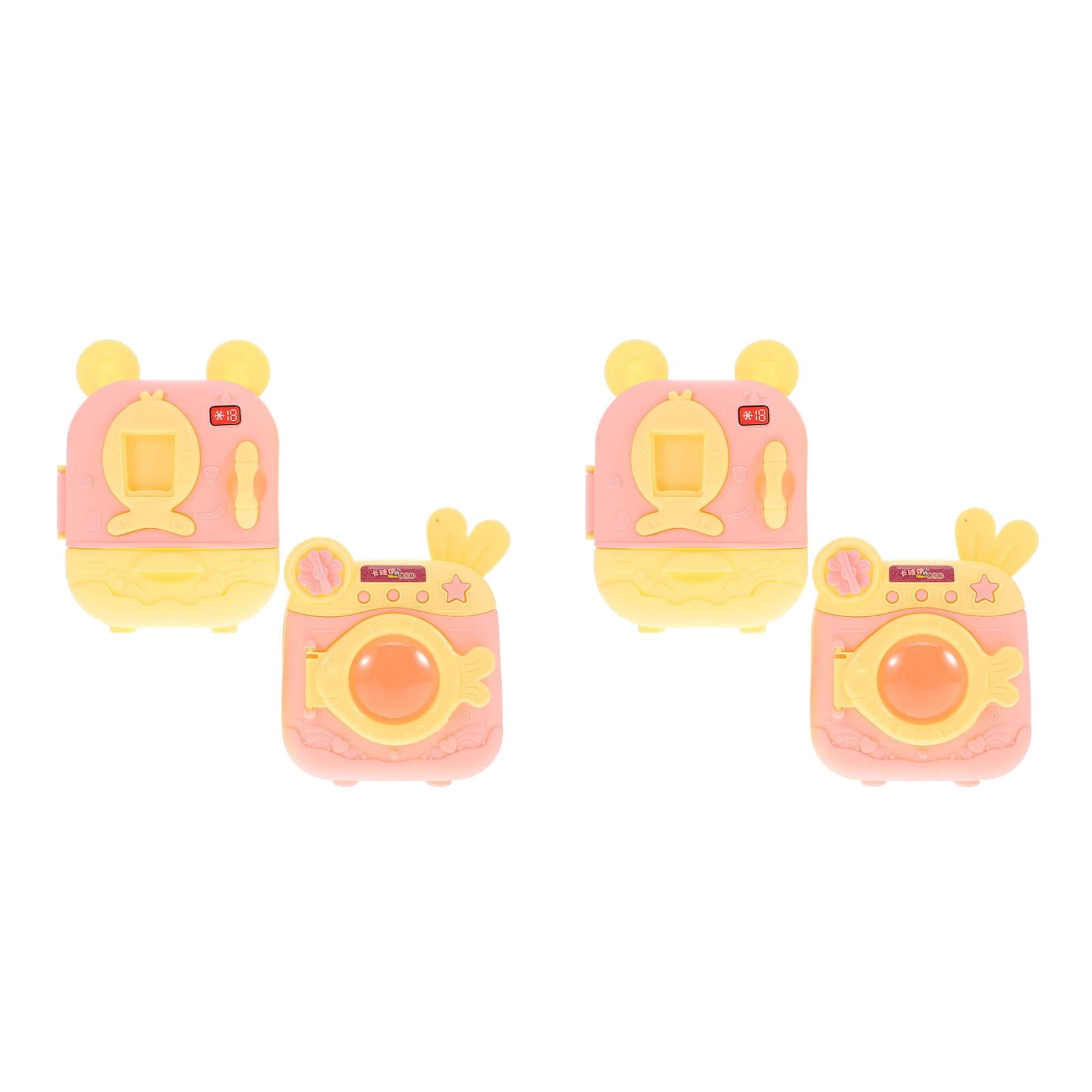 2 Sets Miniature Washing Machine Toy for Kids Realistic Washer Dryer ...