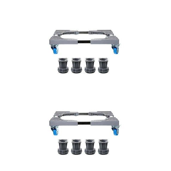 2 Sets Multi-Purpose Refrigerator Freezer Base Stand Sturdy Fridge ...