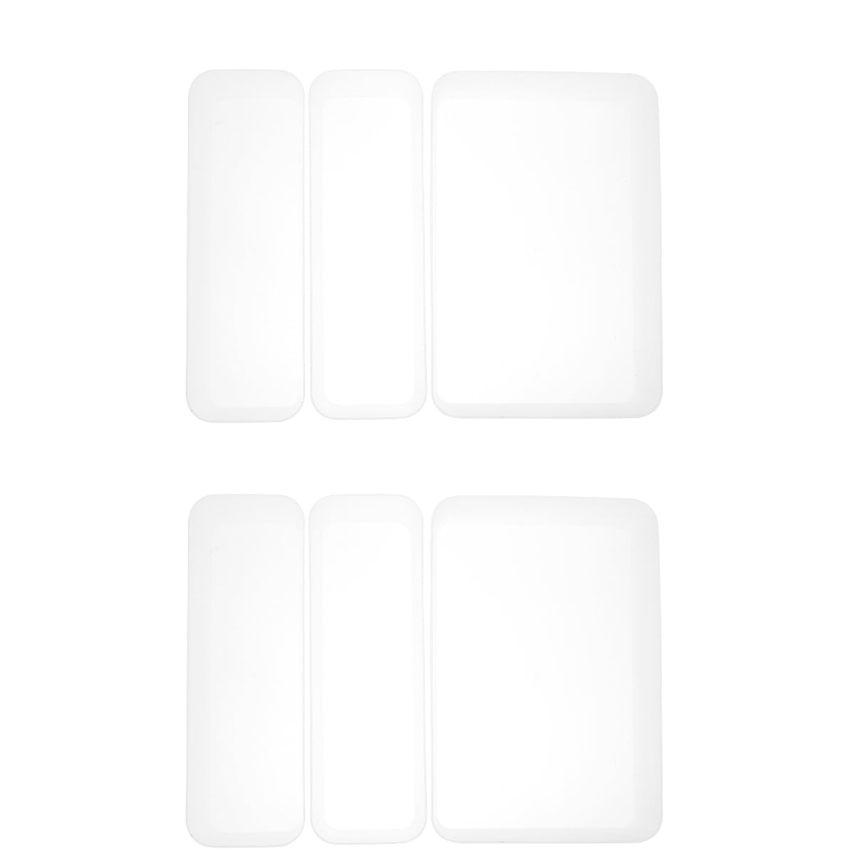 HOMEMAXS 2 Sets Plastic Drawer Divider Trays Desktop Storage Bin Drawer ...