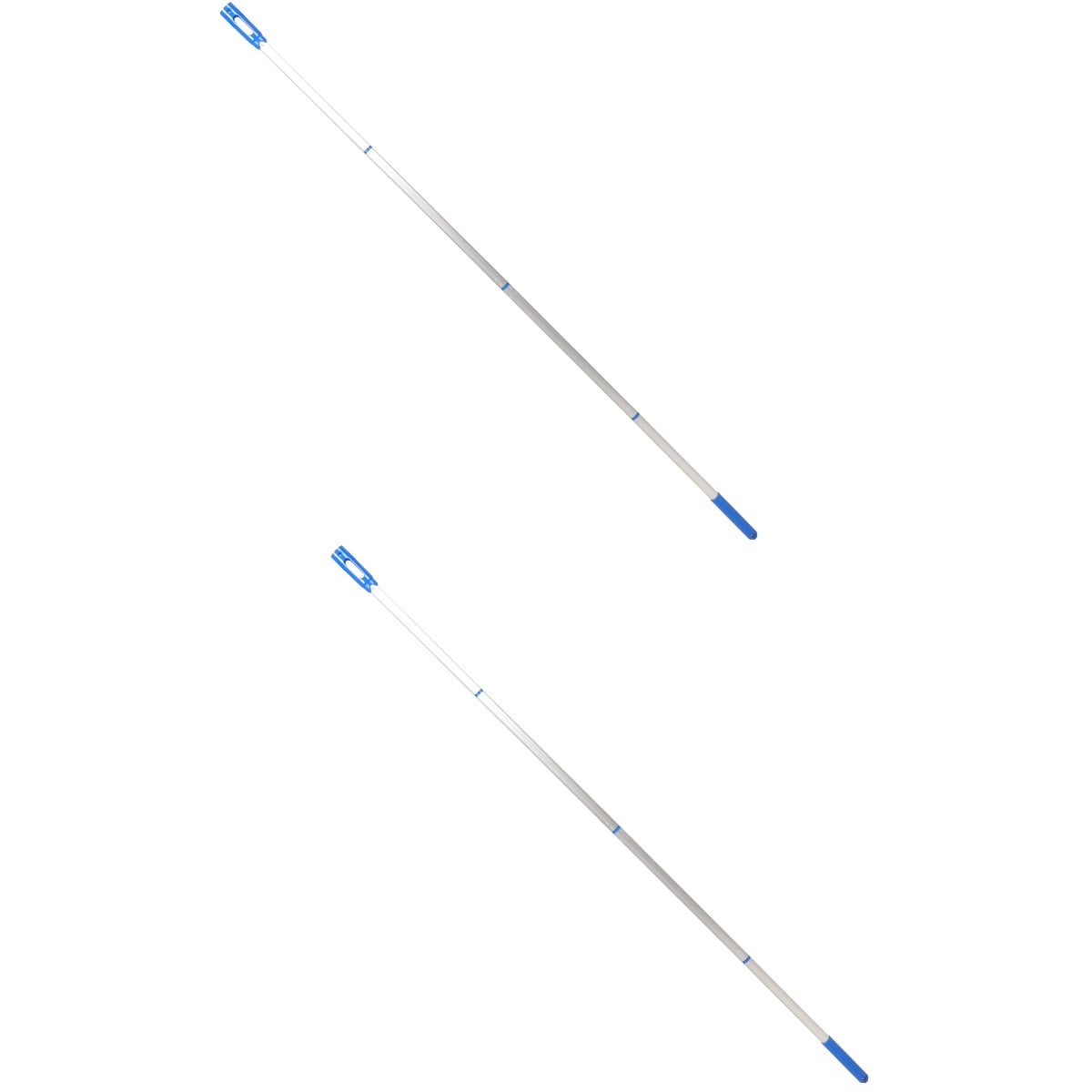 HOMEMAXS 2 Sets Pool Net Pole Metal Connecting Pole Swimming Pool Net ...