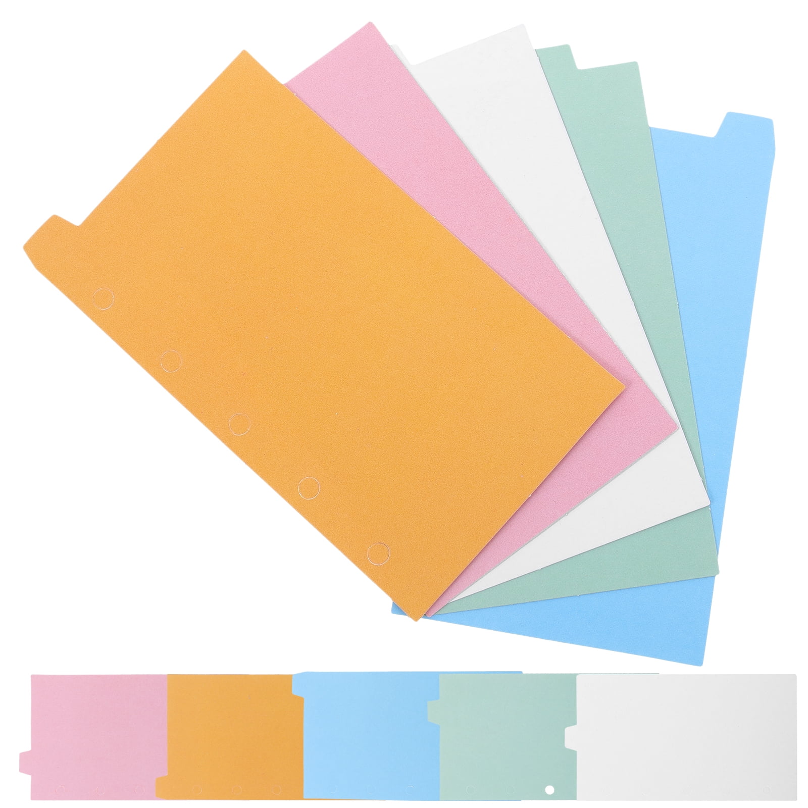 HOMEMAXS 2 Sets Post Binder Dividers with Tabs Index Separator Page ...