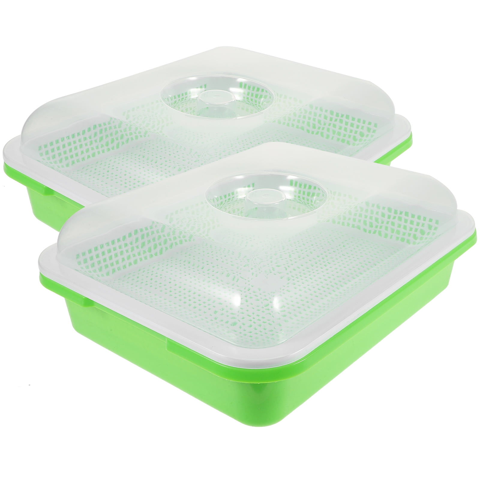 HOMEMAXS 2 Sets Seedling Tray Planting Wheat Sprouting Kit Trays for ...