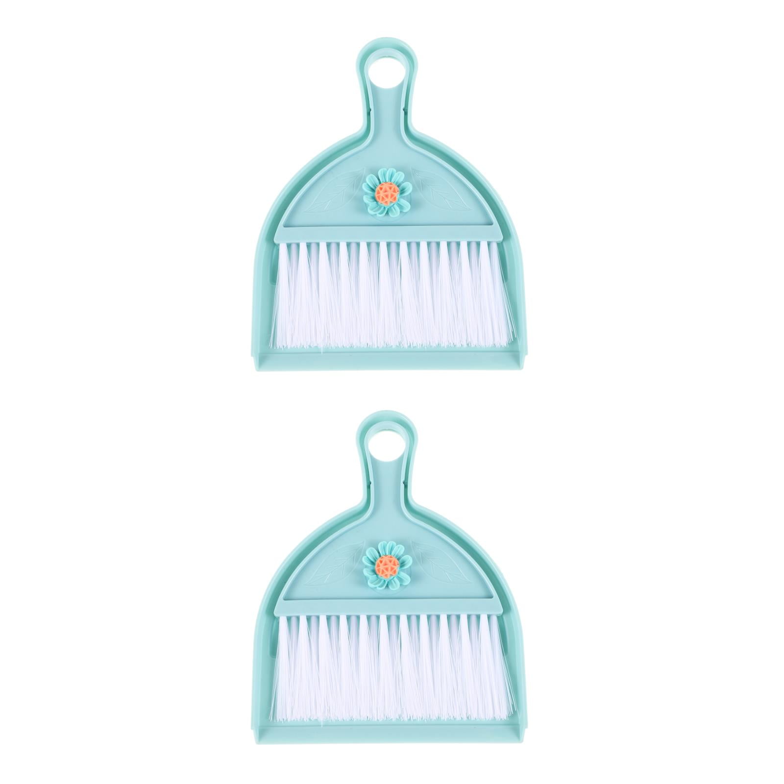 2 Sets Small Cleaning Tools Mini Broom and Dustpan Set Table Crumb ...
