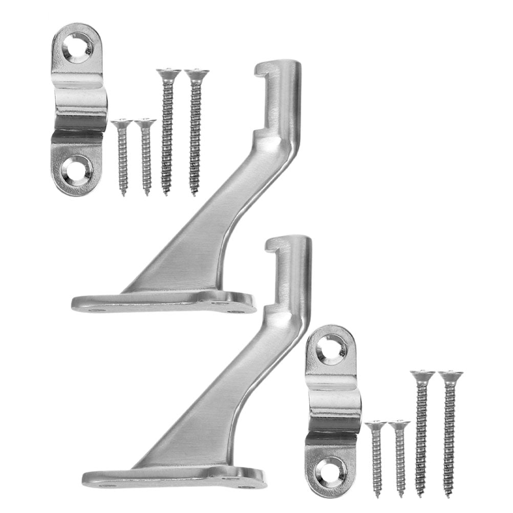 HOMEMAXS 2 Sets Stair Rail Bracket Stairway Handrail Staircase Bracket ...