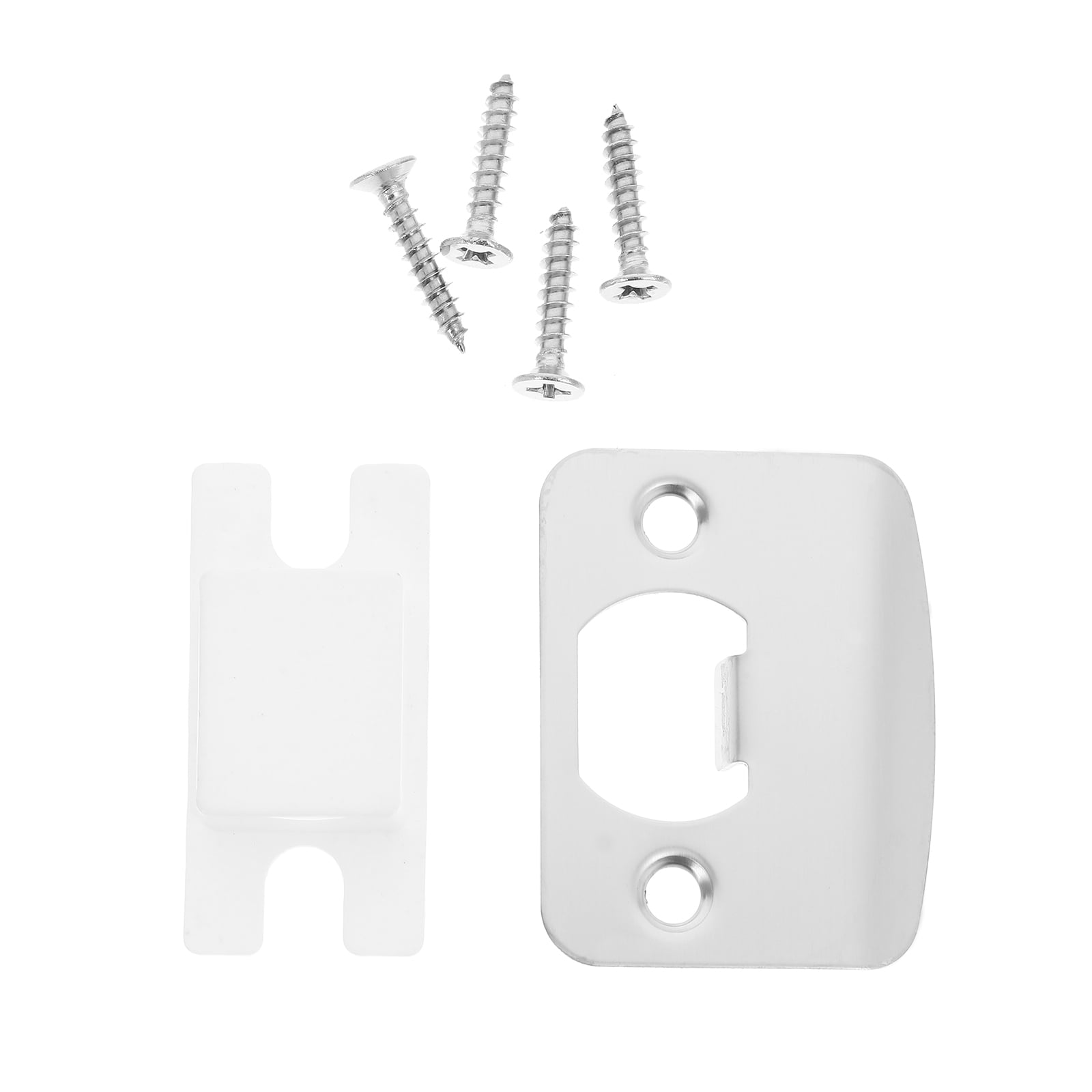 HOMEMAXS 2 Sets Strike Plate Kit Door Strike Plate Door Latch Plate ...
