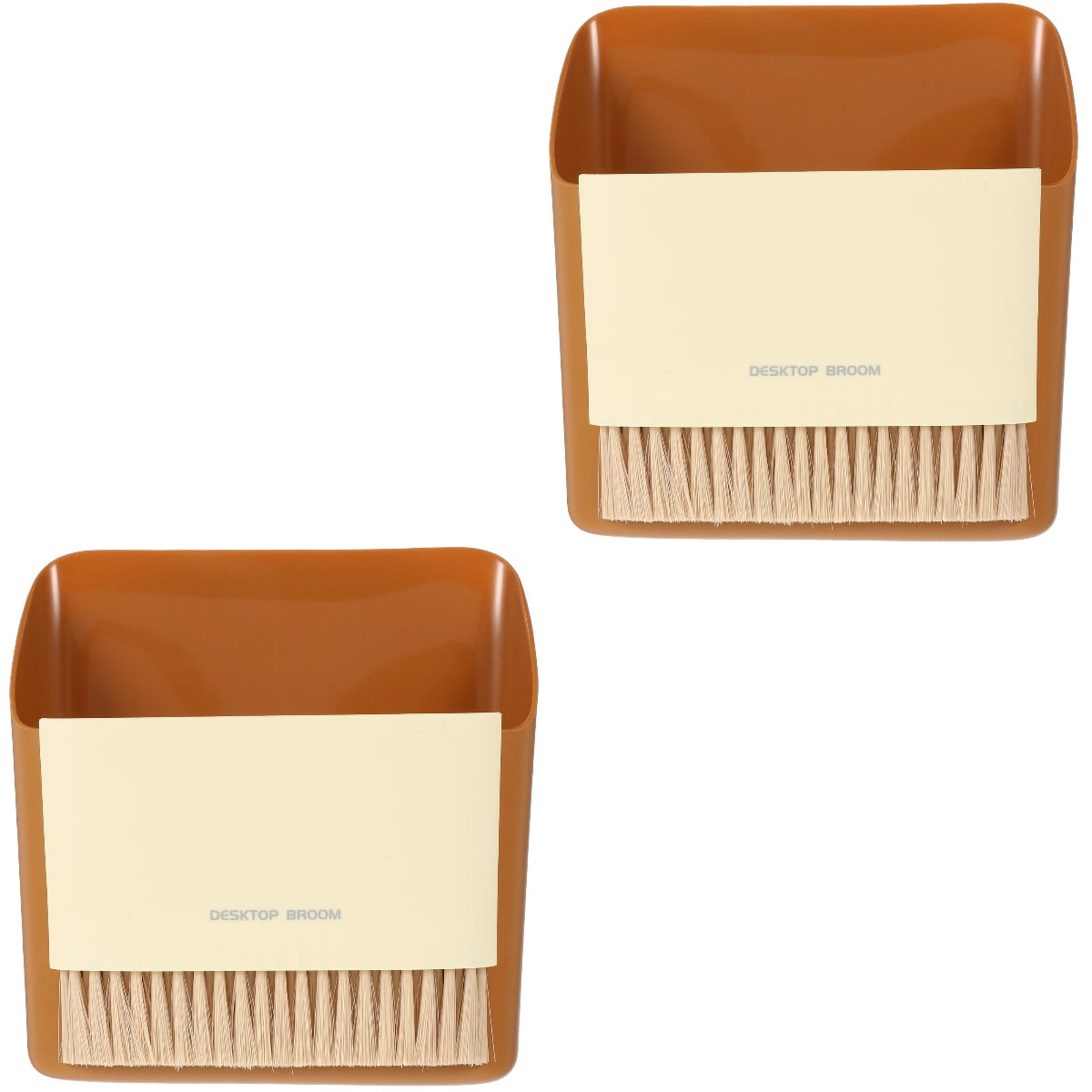 2 Sets Table Cleaning Small Broom With Dustpan Plastic Mini Duster ...