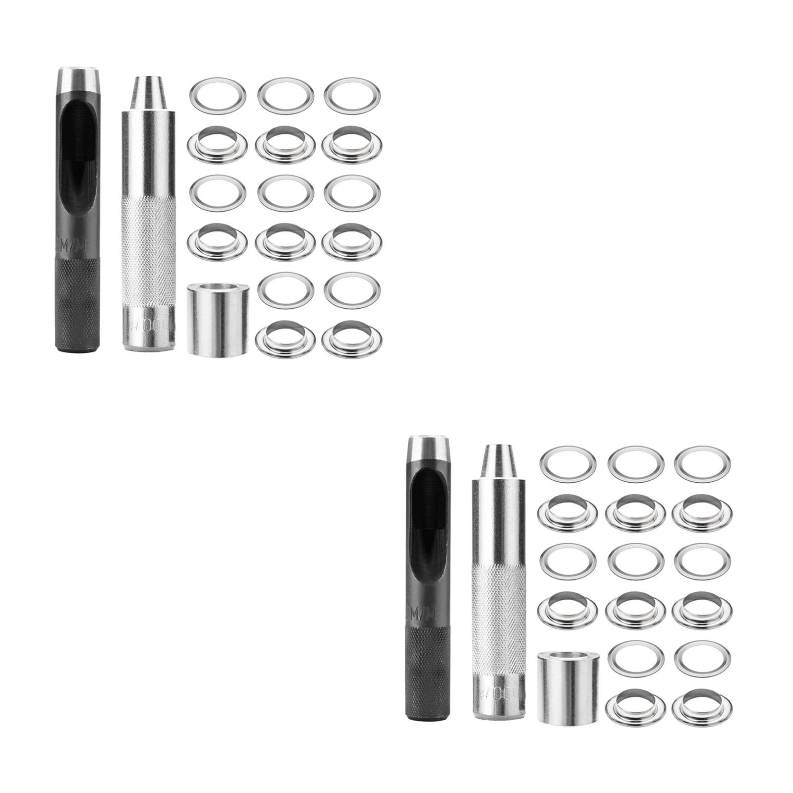 HOMEMAXS 2 Sets Tarp Eyelet Kit Tarp Eyelet Punch Grommets For Curtains ...