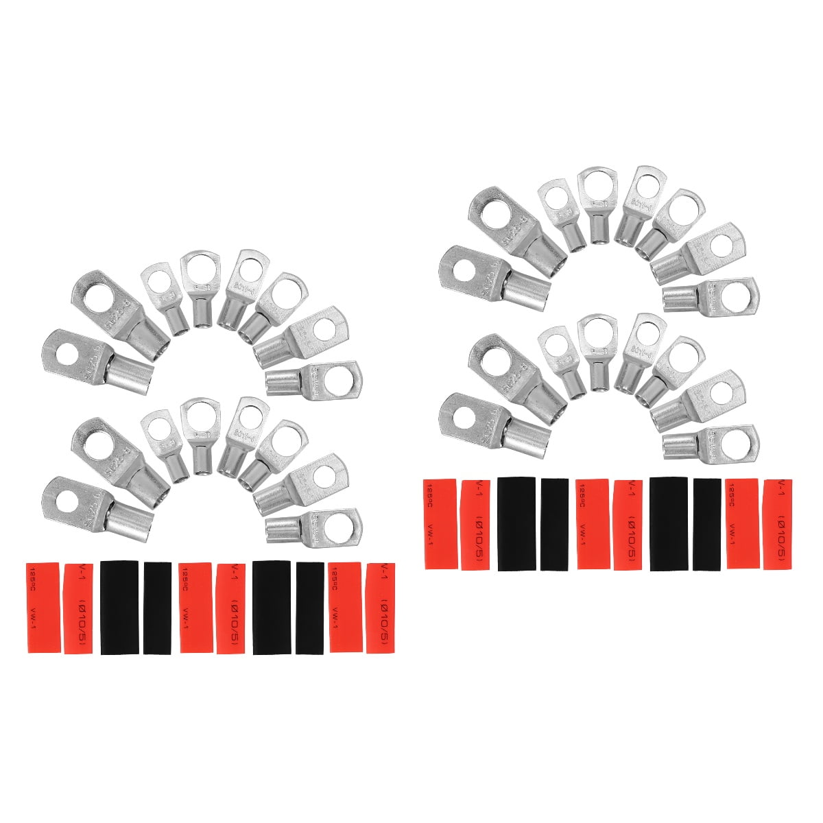 2 Sets Terminal Connectors Battery Cable Lugs Wire Terminal Connectors ...