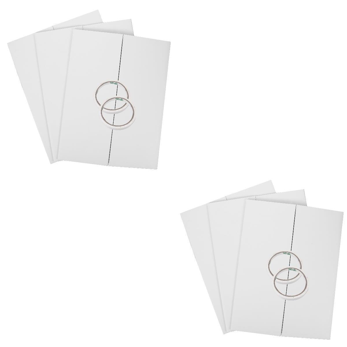 HOMEMAXS 2 Sets Trifold Poster Board Paperboard Folding Presentation ...