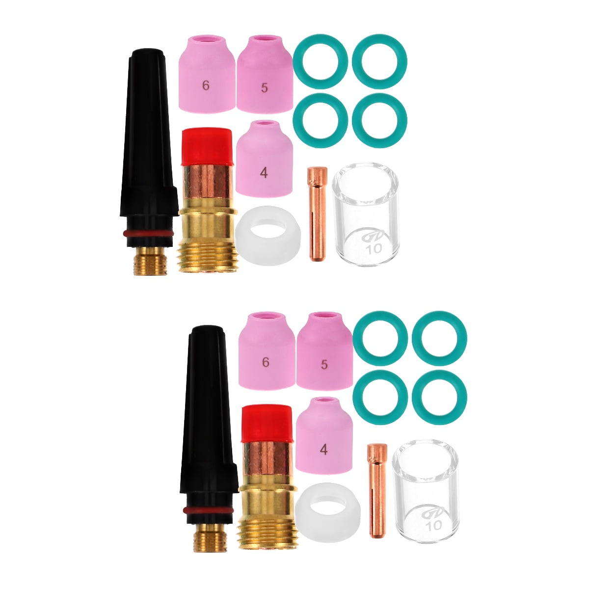 HOMEMAXS 2 Sets Welding Torch Accessory Wire Mesh Tig Cup Welding Mesh ...