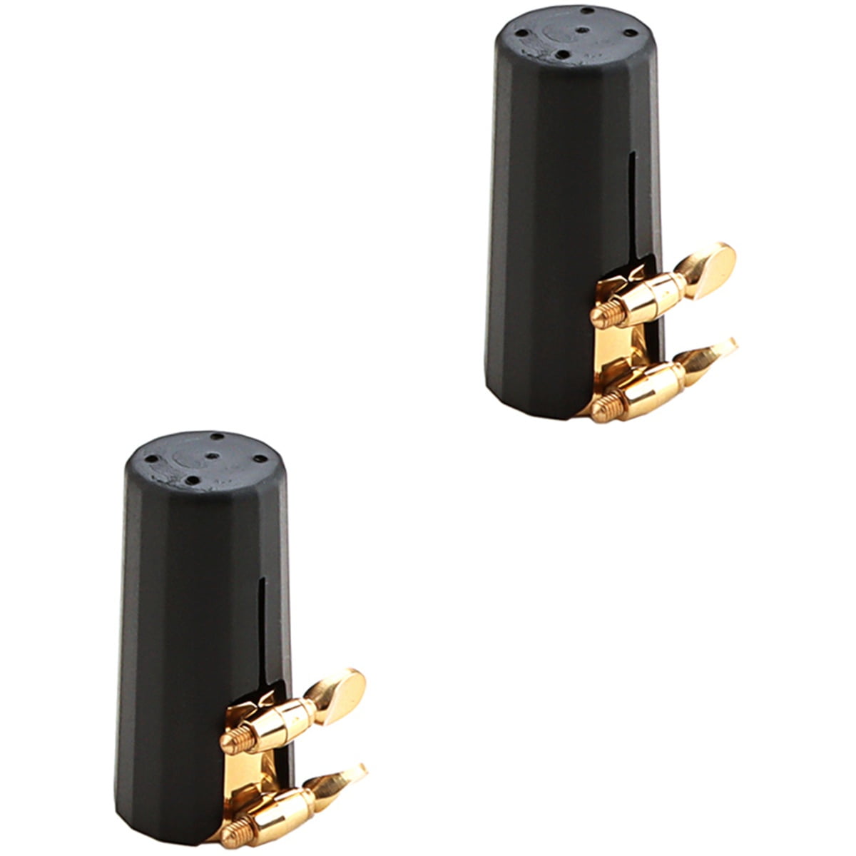 HOMEMAXS 2 Sets of Alto Saxophone Metal Clip Small Sax Cap Wind ...