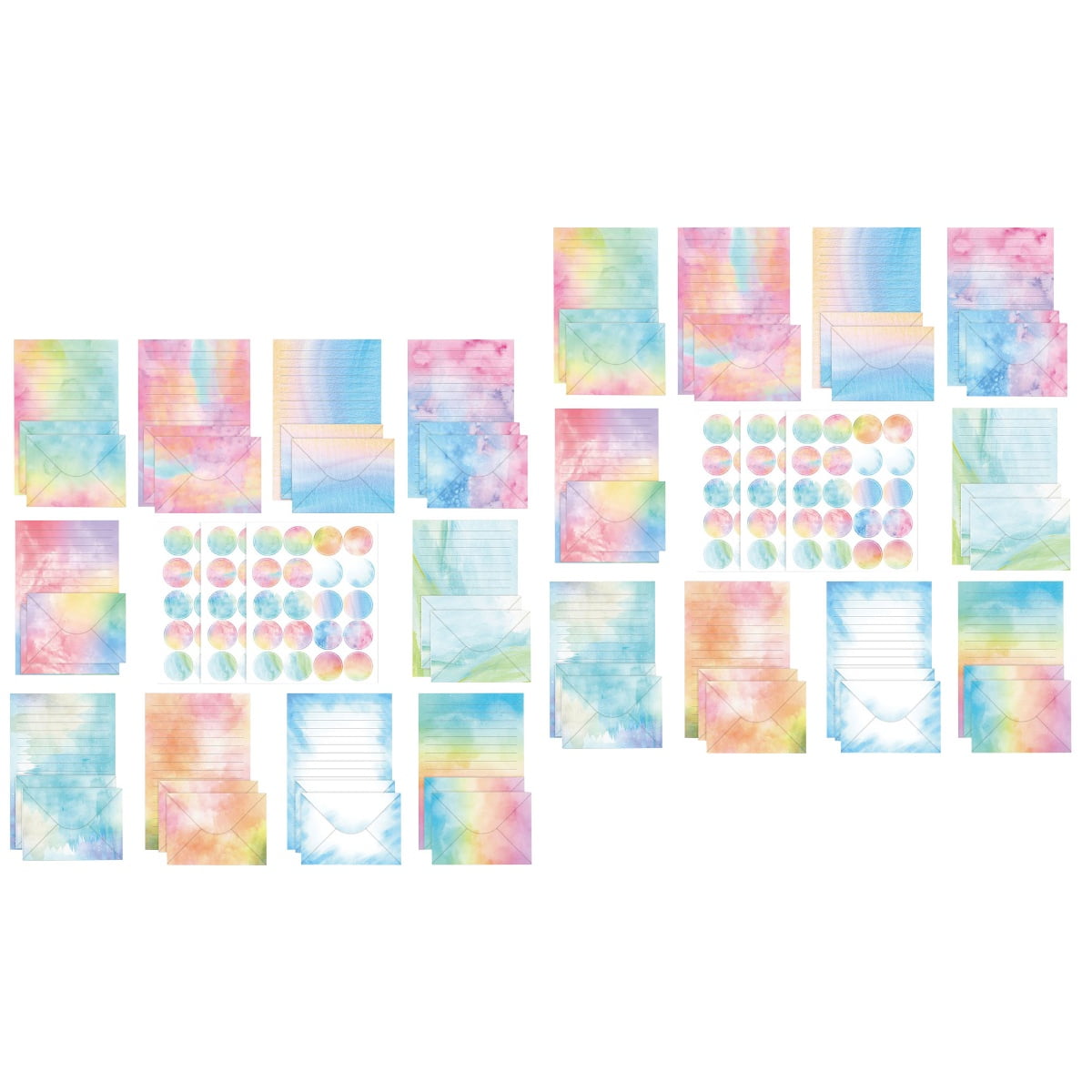 HOMEMAXS 2 Sets of Blank Letter Paper Set Decorative Writing Paper ...