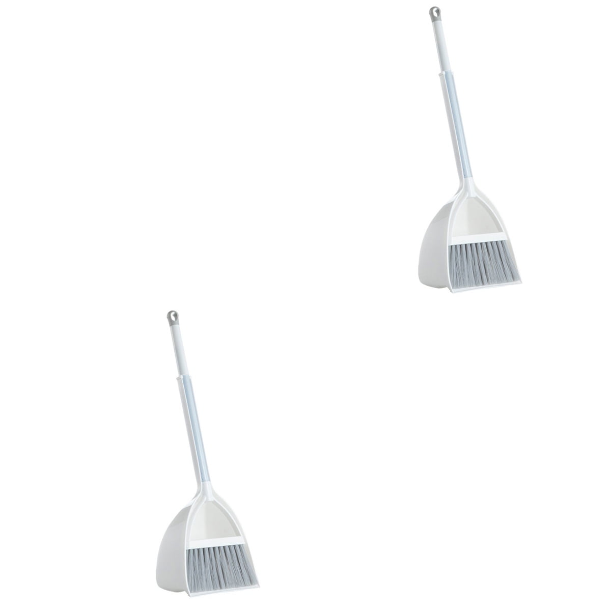 HOMEMAXS 2 Sets of Broom And Dustpan Set Detachable Kids Broom ...