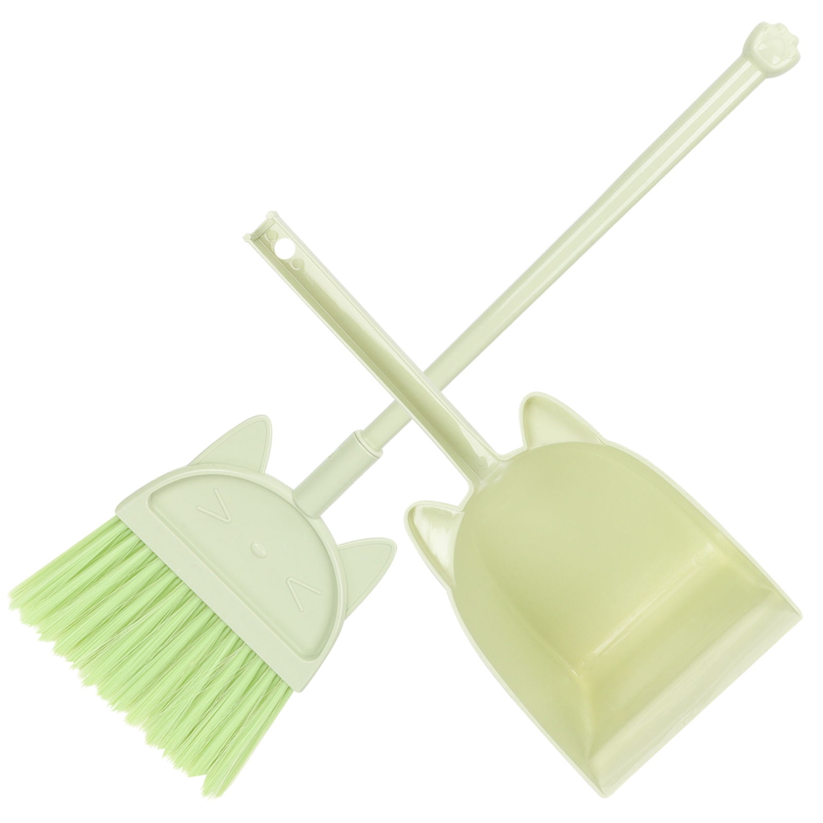 HOMEMAXS 2 Sets of Children's Broom and Dustpan Kindergarten Sweeping ...