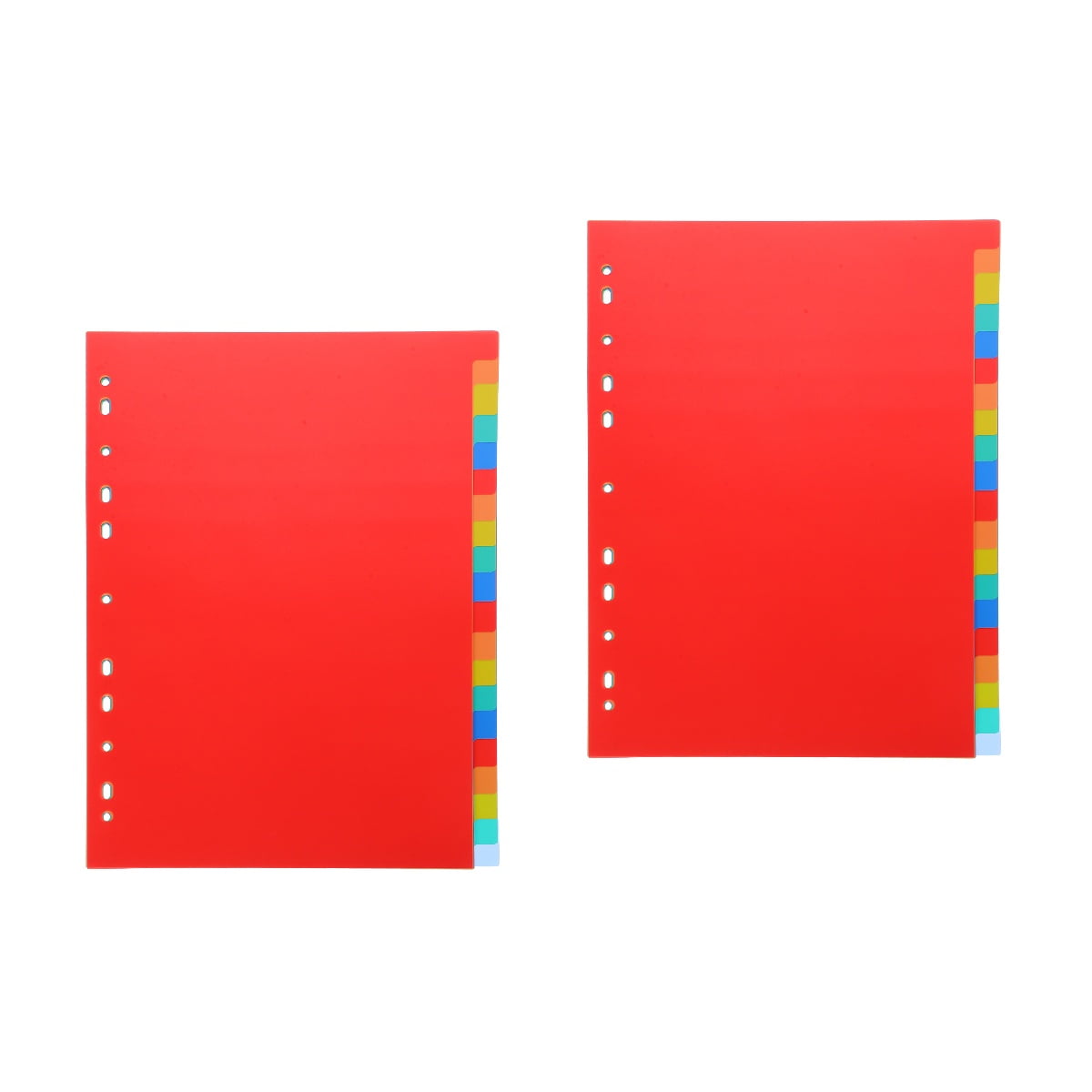 HOMEMAXS 2 Sets of Dividers for Binder A4 Dividers Loose-leaf Page ...