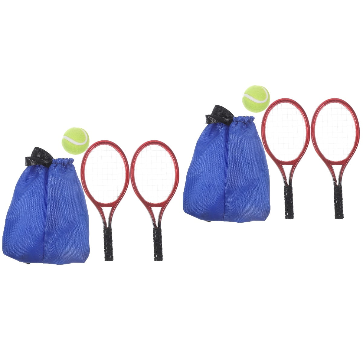 2 Sets of Minihouse Tennis Racket Toy Mini Tennis Racket Garden ...