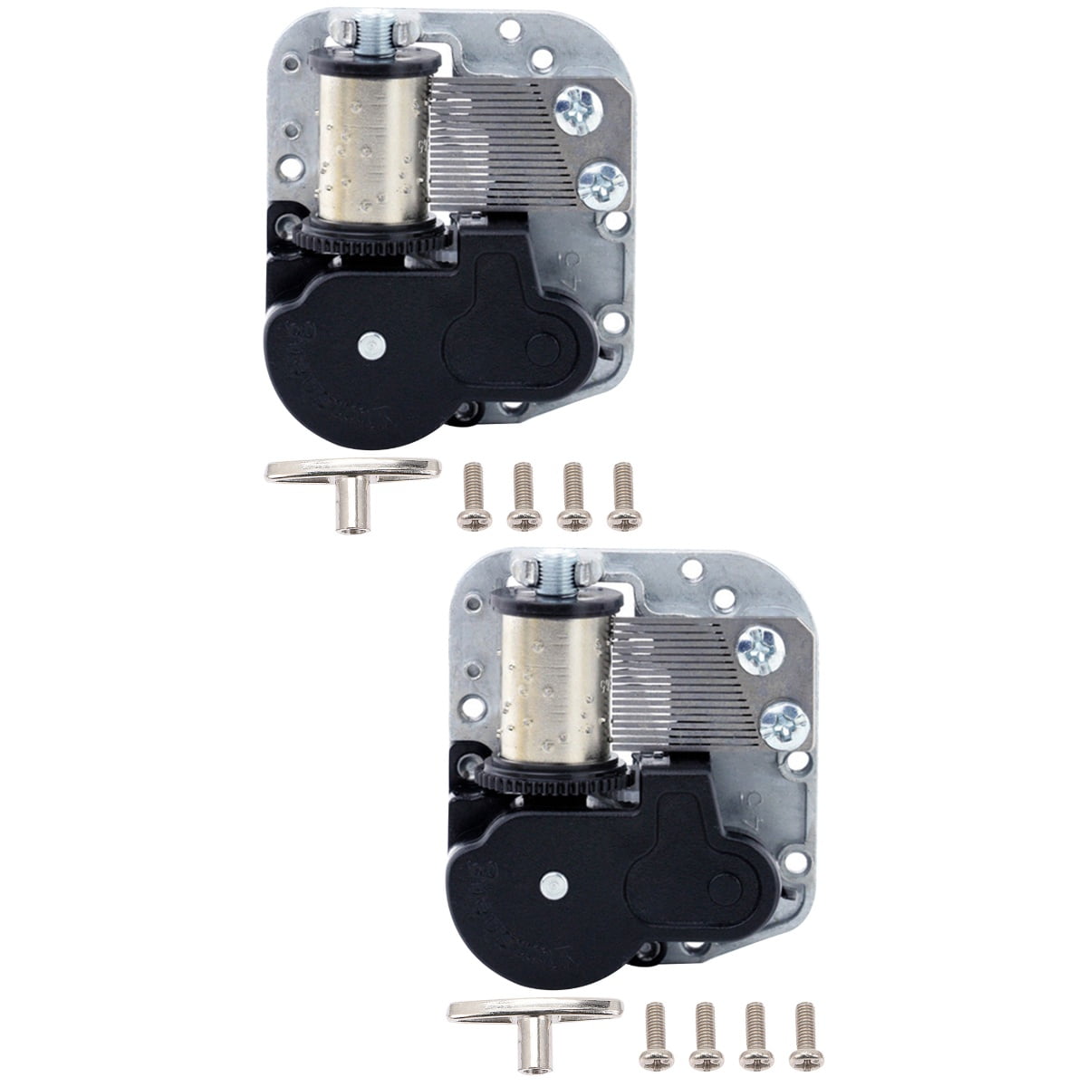 HOMEMAXS 2 Sets of Musical Mechanism Movement DIY Music Box Replacement ...