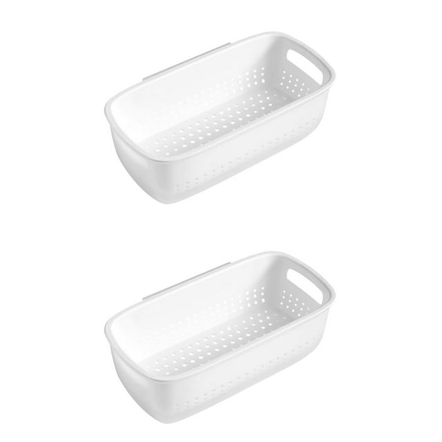 HOMEMAXS 2 Sets of Reusable Kitchen Strainer Colander Bowl Double-Layer ...