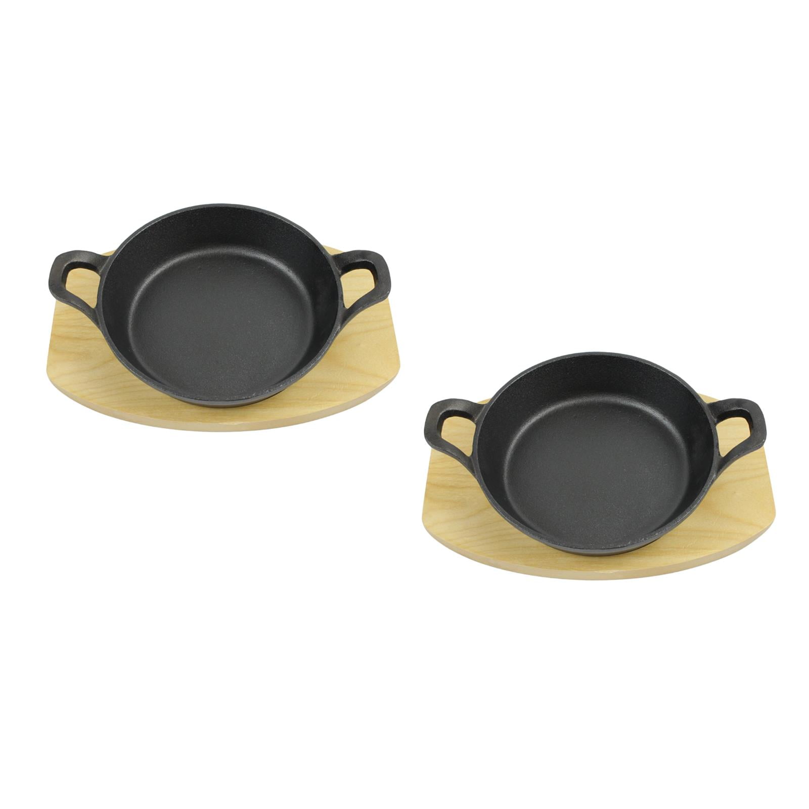 HOMEMAXS 2 Sets of Small Frying Pan Induction Cooker Fryer Double ...