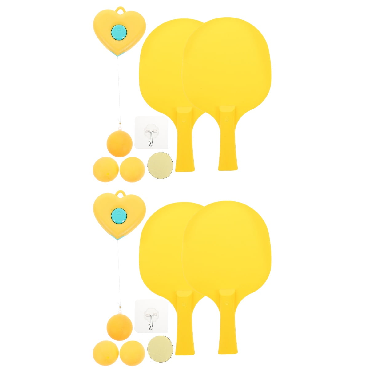 HOMEMAXS 2 Sets of Table Tennis Set Hanging Table Tennis Indoor Table ...