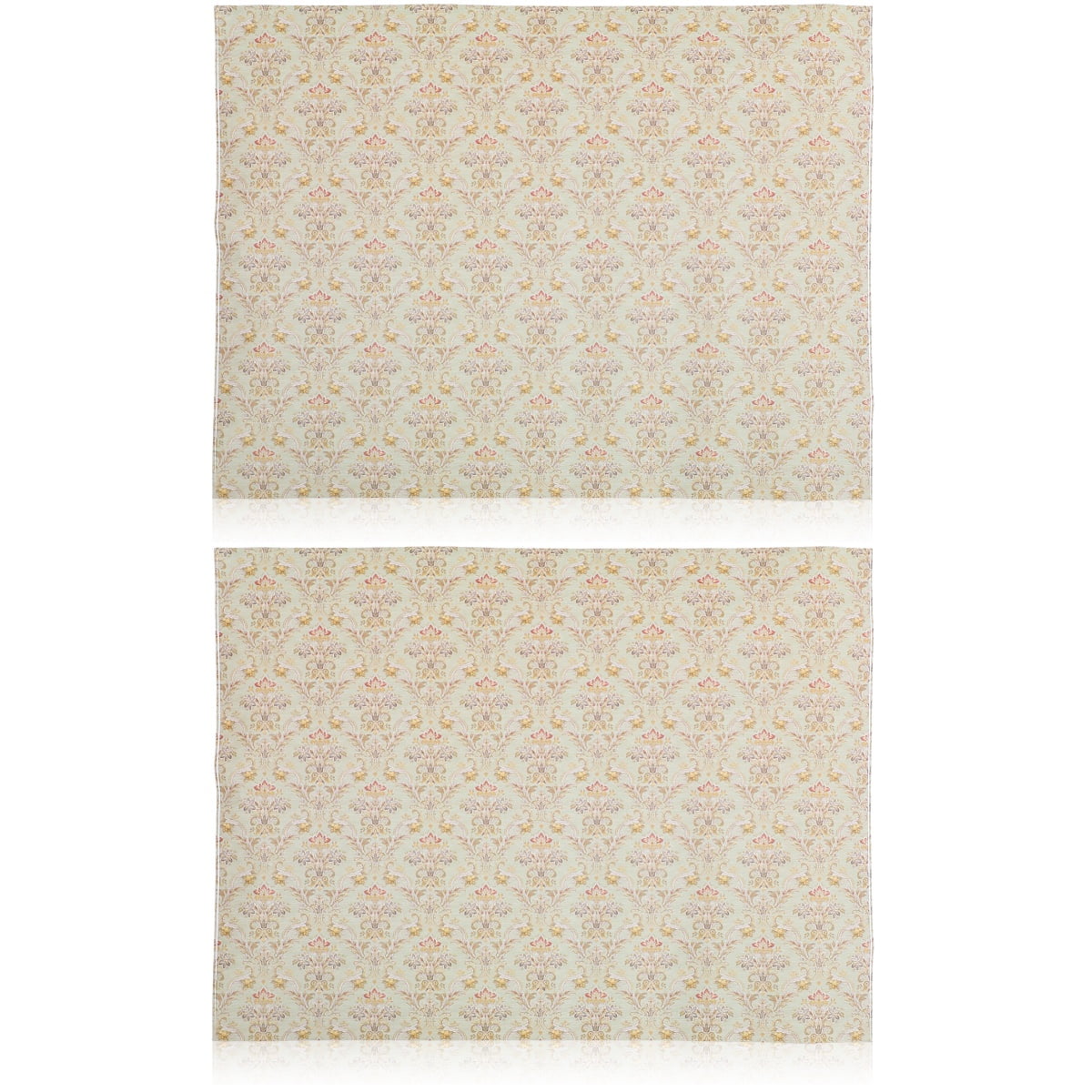 HOMEMAXS 2 Sheets of Doll House Wall Paper Stickers Adhesive Mini Peel ...