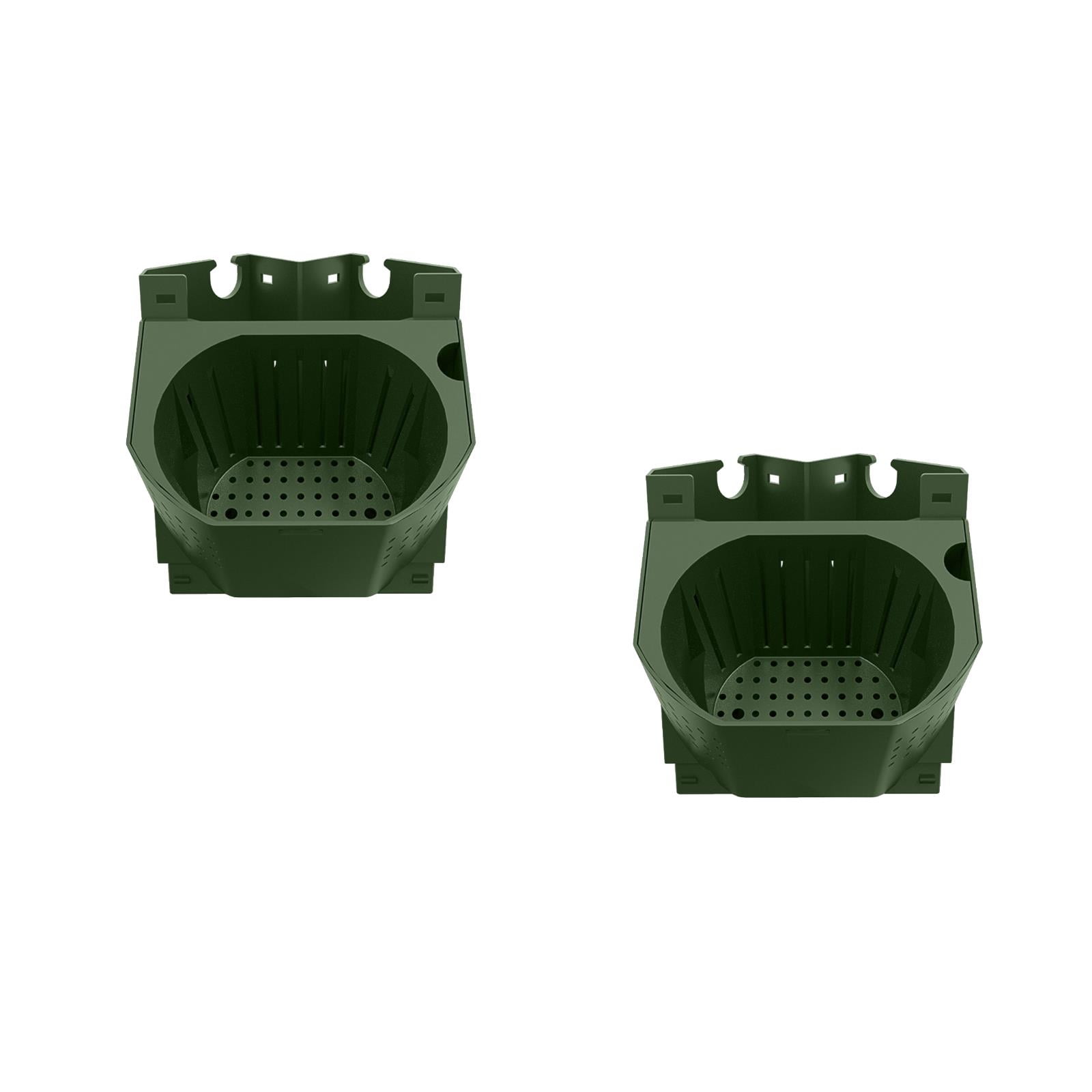 2 pcs Corner Planter Wall Mounted Plant Pot Right Angle Flower Pots ...