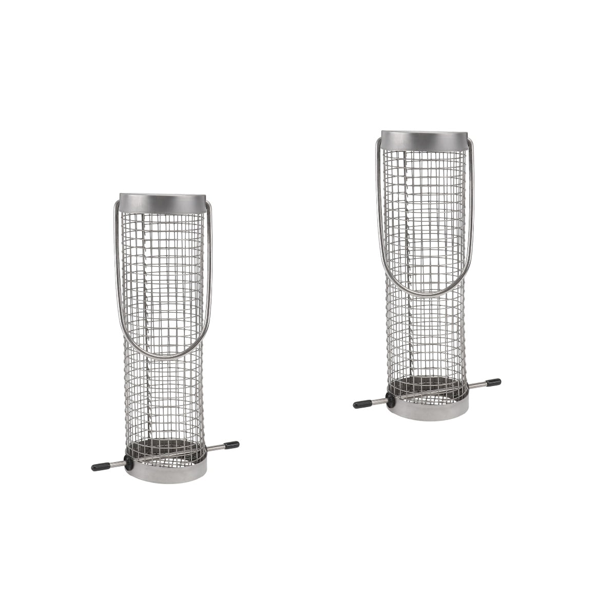 HOMEMAXS 2 pcs Hanging Hook Type Feeder Outdoor Bird Feeder Stainless ...