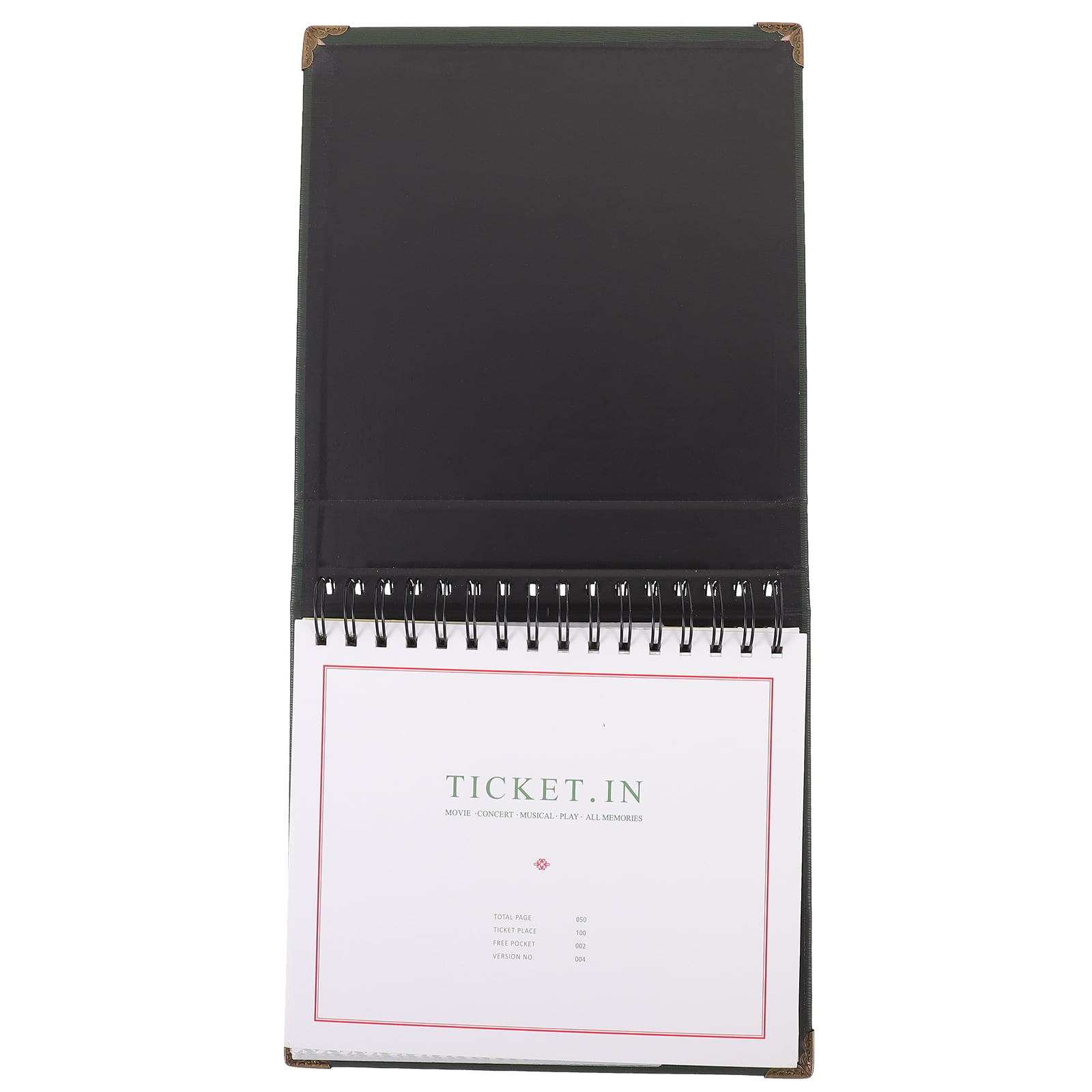 HOMEMAXS 2 pcs Ticket Bill Collection Book Movie Ticket Storage Note ...