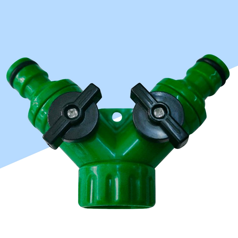 HOMEMAXS 2 -way Hose Pipe Connector Garden Tap Connector Green ...