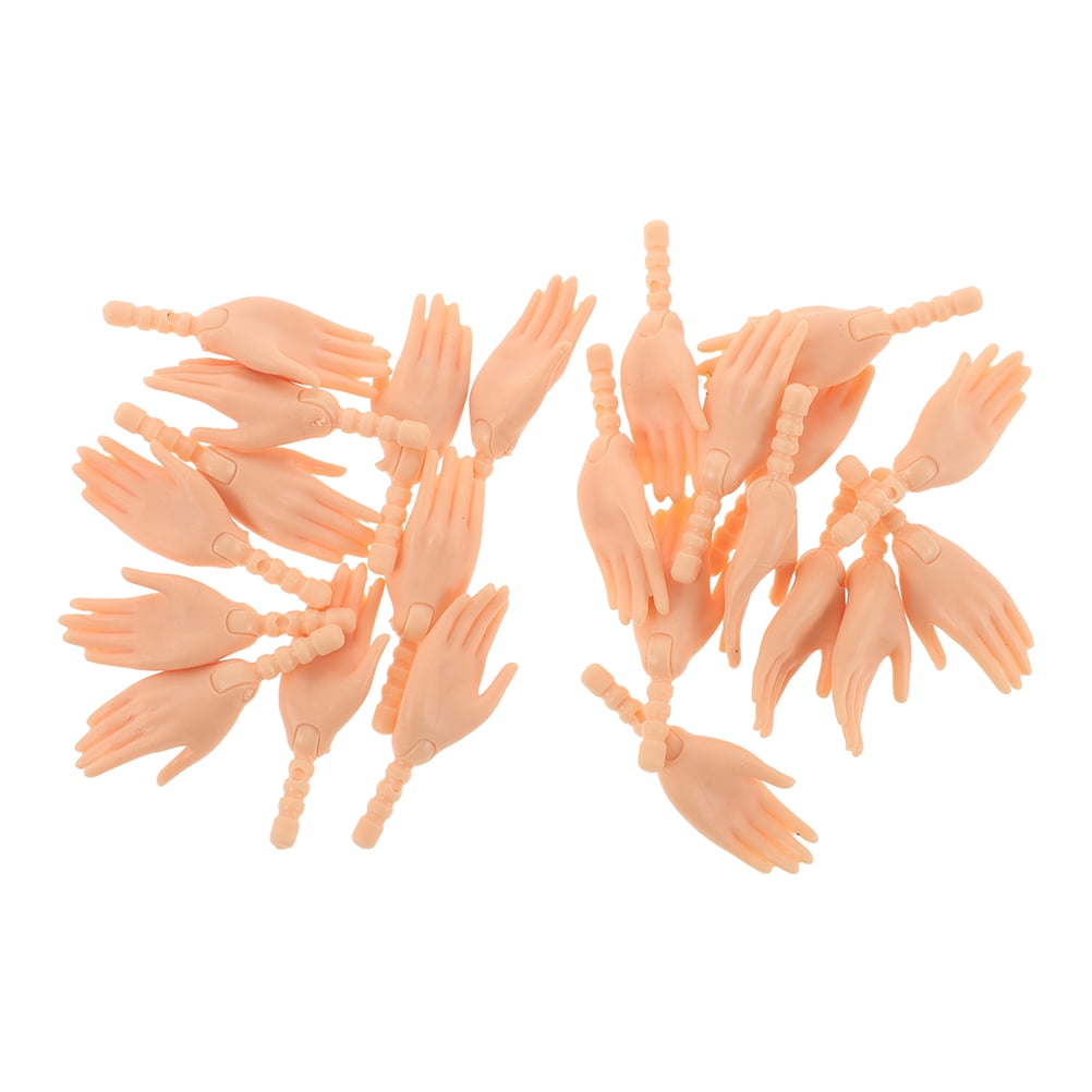 HOMEMAXS 20 Pair Miniature Doll Hand Parts for DIY Crafting Realistic ...