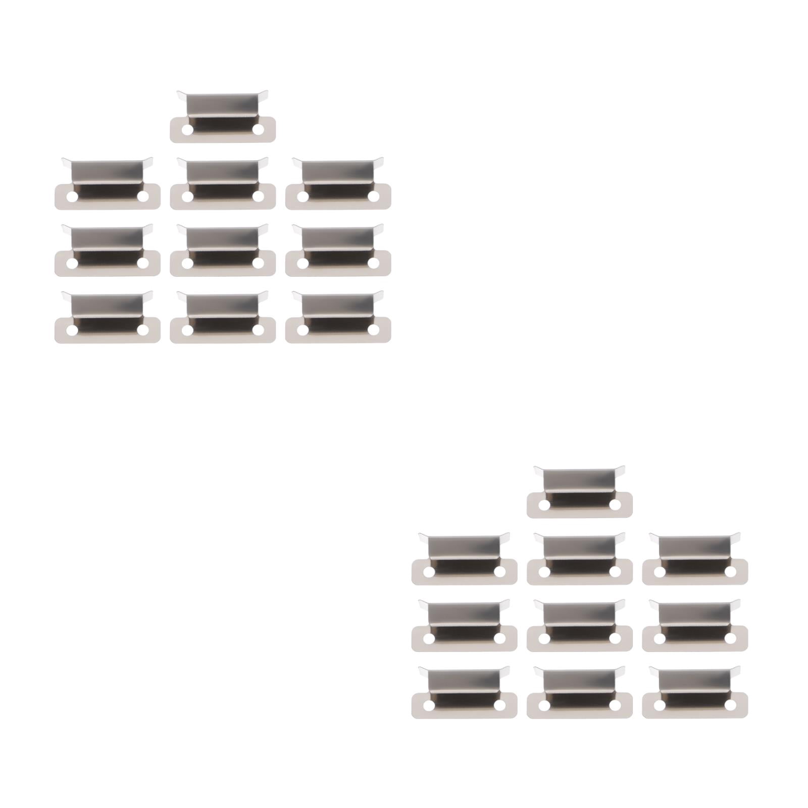 HOMEMAXS 20 Pcs 3D Printer Glass Bed Clips Stainless Steel Glass ...