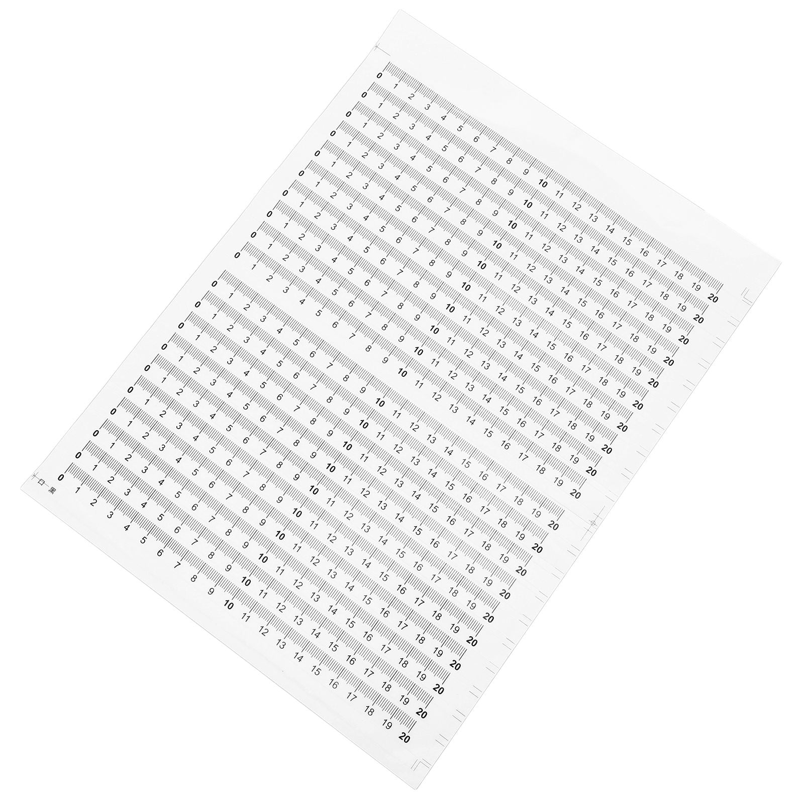 HOMEMAXS 20 Pcs Adhesive-backed Measuring Tape Peel and Stick Ruler ...