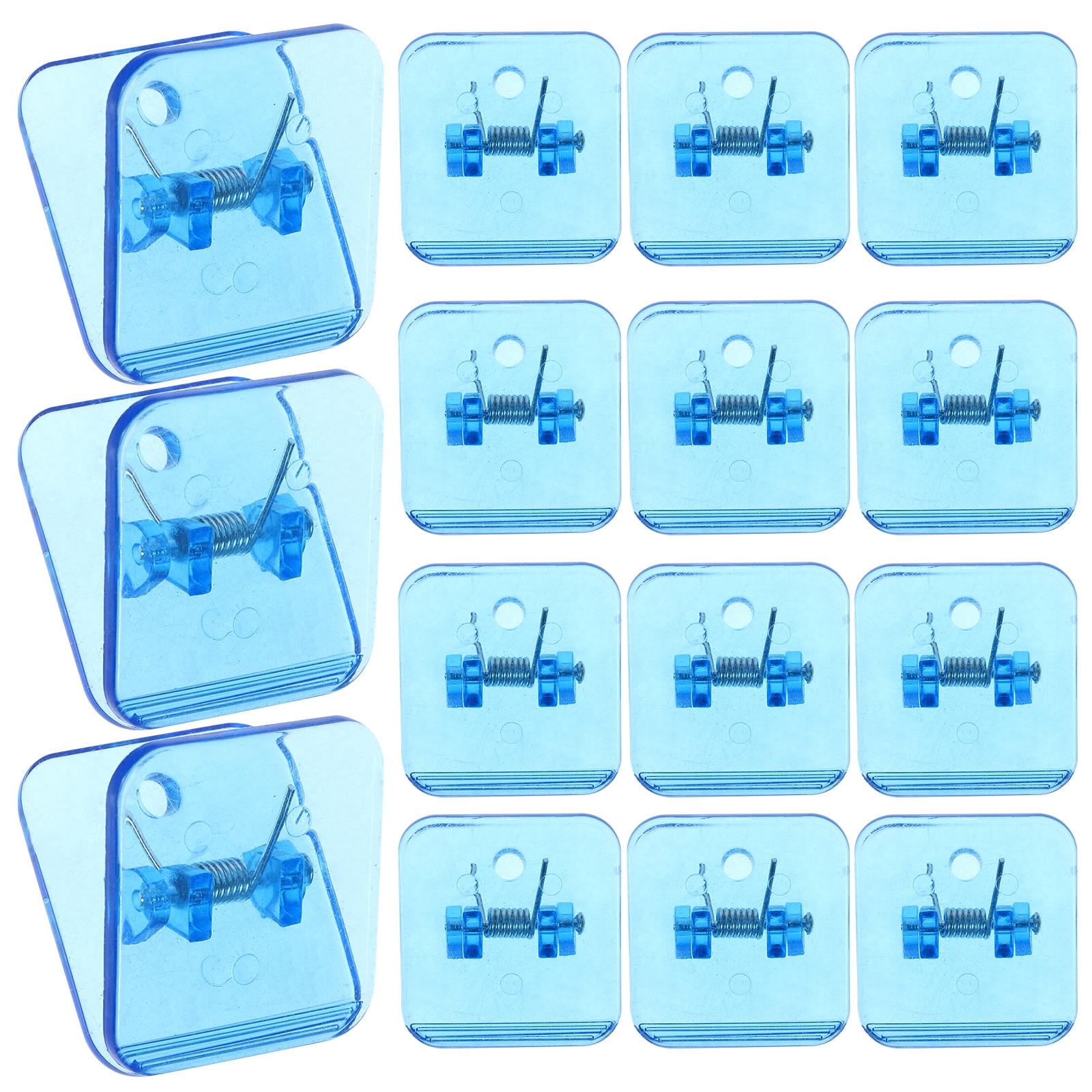 HOMEMAXS Adorable Blue Acrylic and Metal Photo Clips for Decoration ...