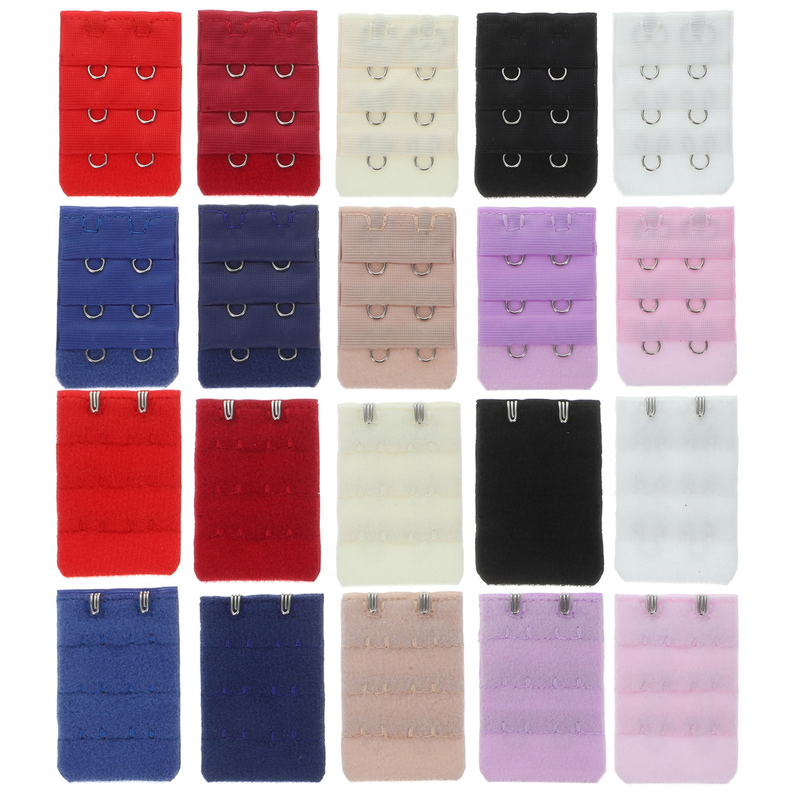 HOMEMAXS 20 Pcs Bra Extenders Bra Buckle Bra Underwear Extension Miss 5 ...