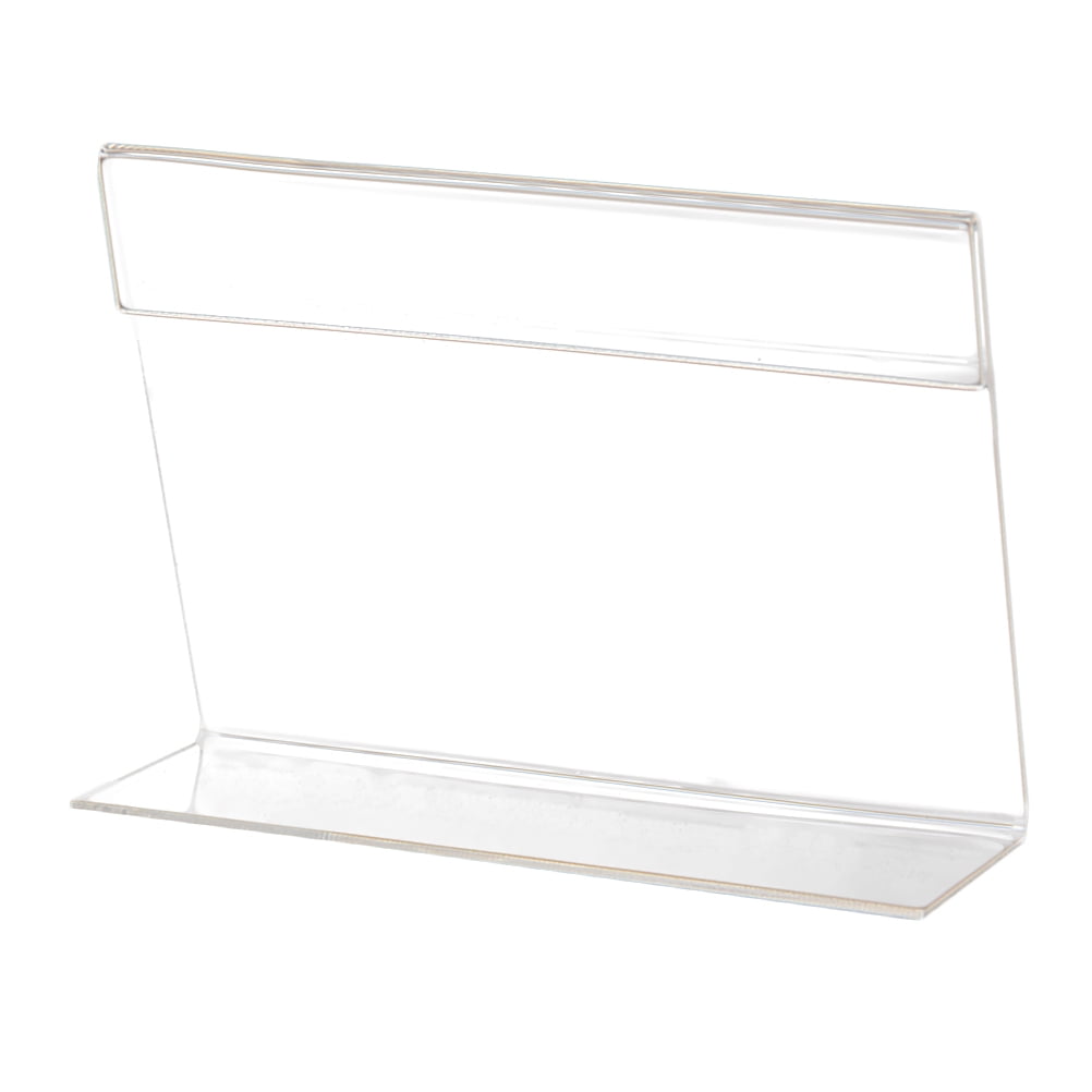HOMEMAXS 20 Pcs Clear Rack Price Tag Holder Label Display Shelf Table ...