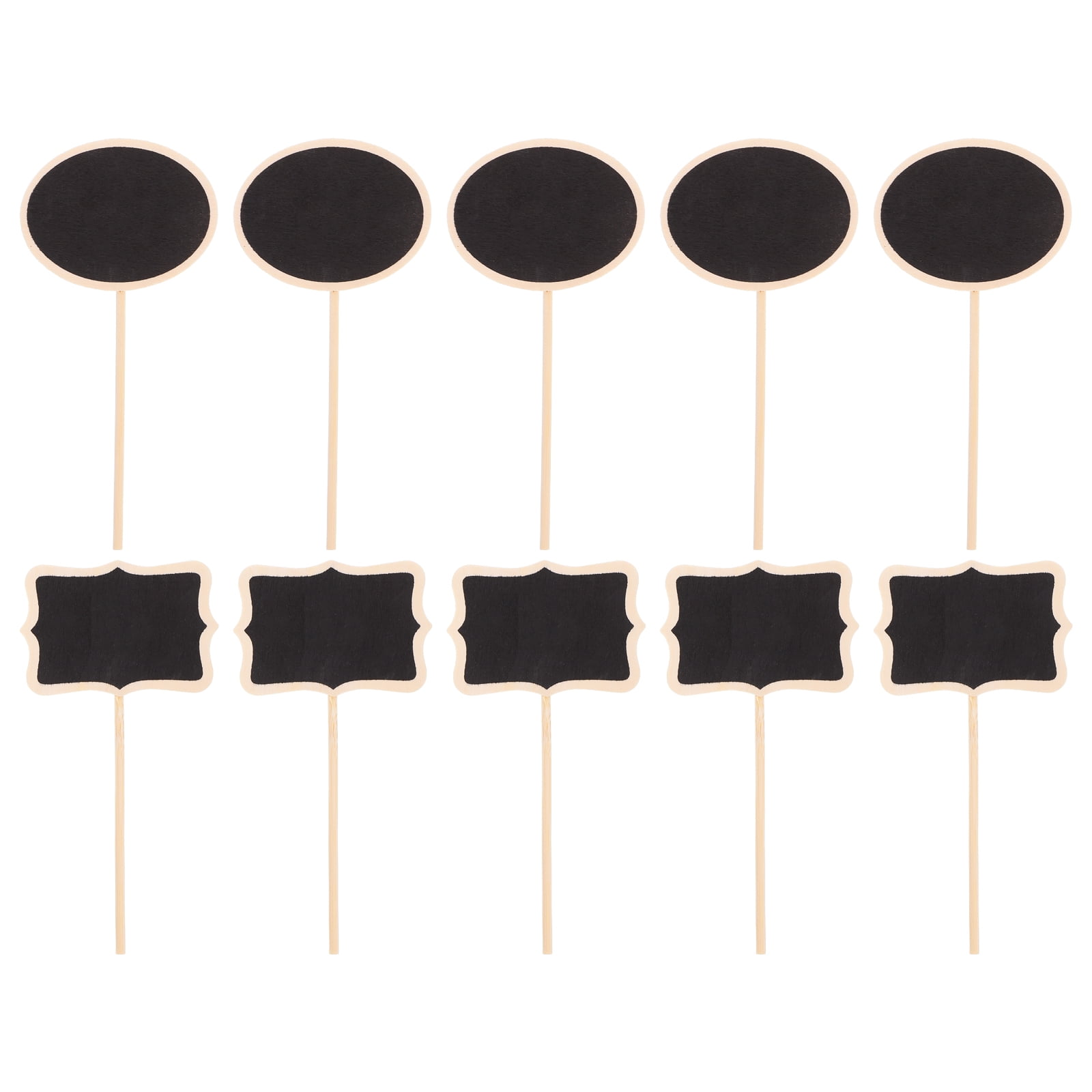 HOMEMAXS 20 Pcs Easel Stand for Sign Ground Plants Label Plate Placard ...