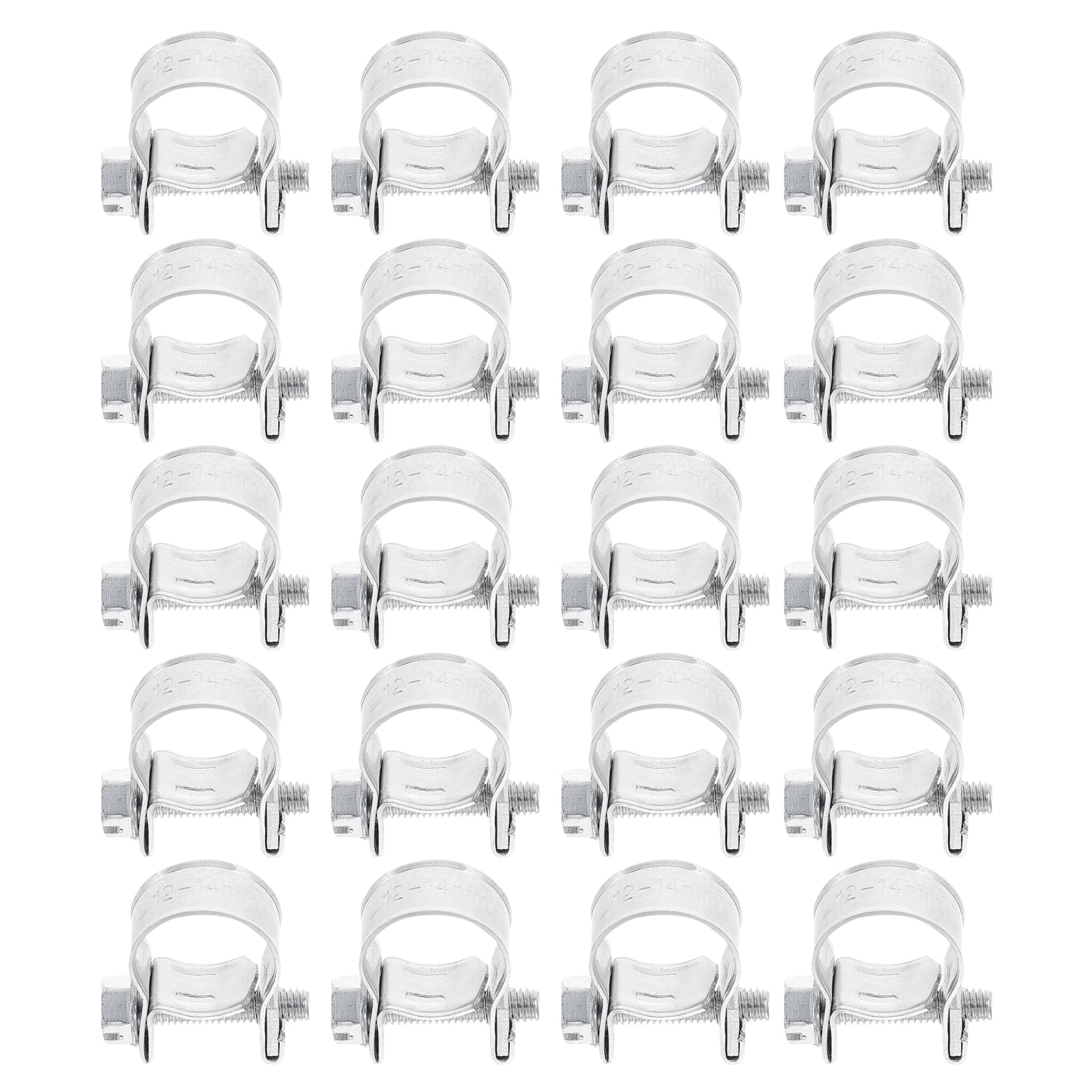 C Clamps 10-Pack 25-27 Mm Mini Hose Clamps, Galvanized Hose Clamps ...