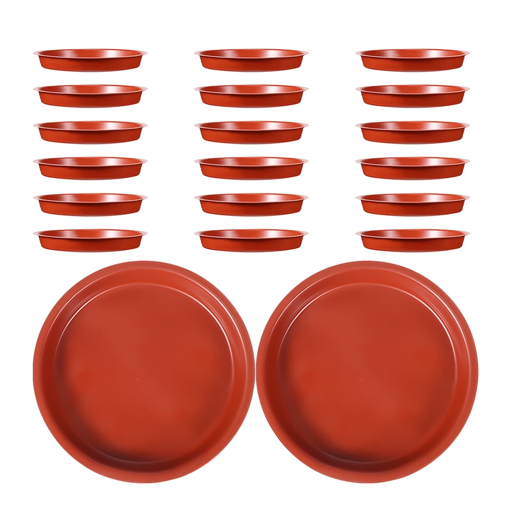 HOMEMAXS 20 Pcs Humidity Tray for Indoor Plants Plate Large Pot Small ...